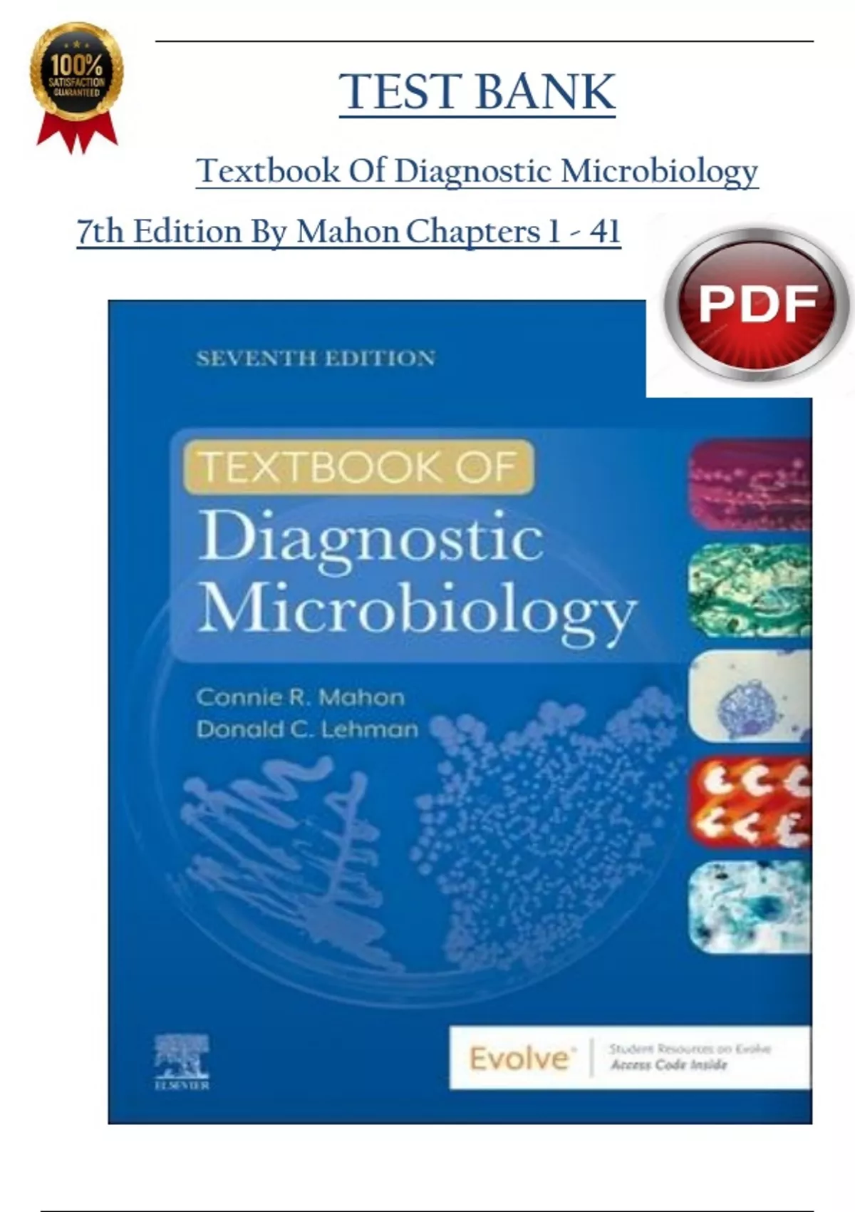 TEST BANK For Textbook Of Diagnostic Microbiology, 7th Edition By ...
