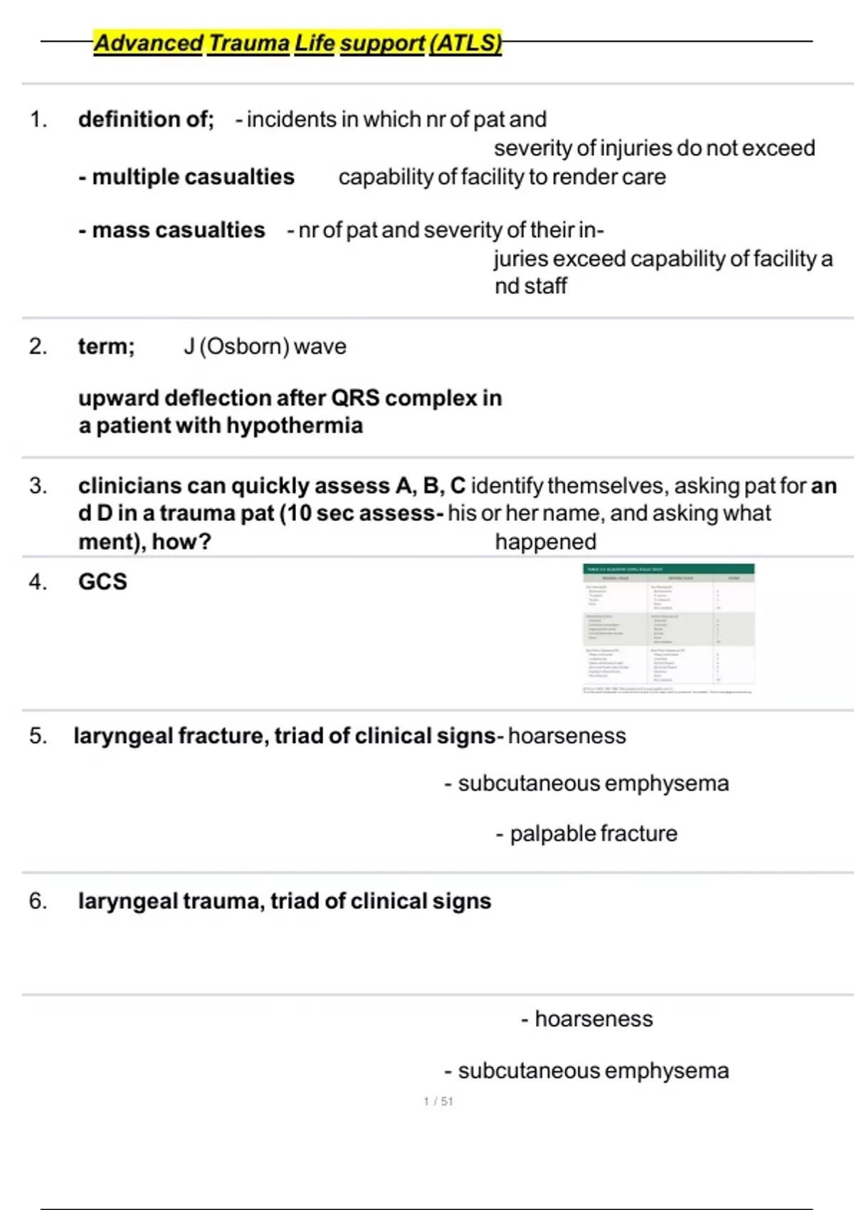 LATEST 2025 ADVANCED TRAUMA LIFE SUPPORT (ATLS) ACTUAL EXAM 4 WITH ...