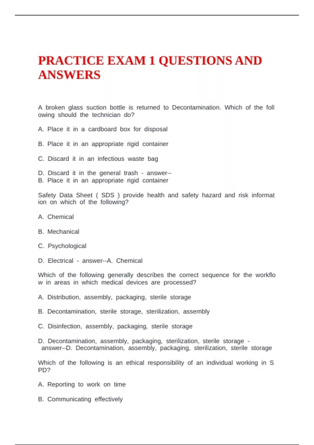 CPT & HCPCS CODING CH 1-6 EXAM 1 QUESTIONS AND ANSWERS - Stuvia US