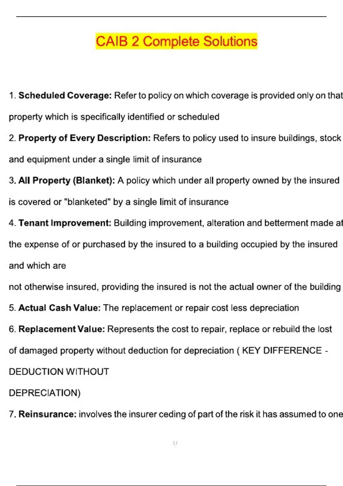 CAIB 2 EXAM 2025 Actual with Questions & Answers (Latest 2025 / 2026 ...