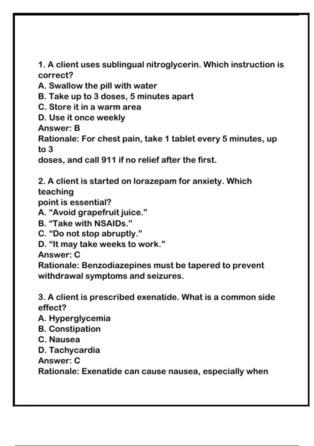WGU D116 Final Exam – Advanced Pharmacology Full Pack - Pharmacology ...