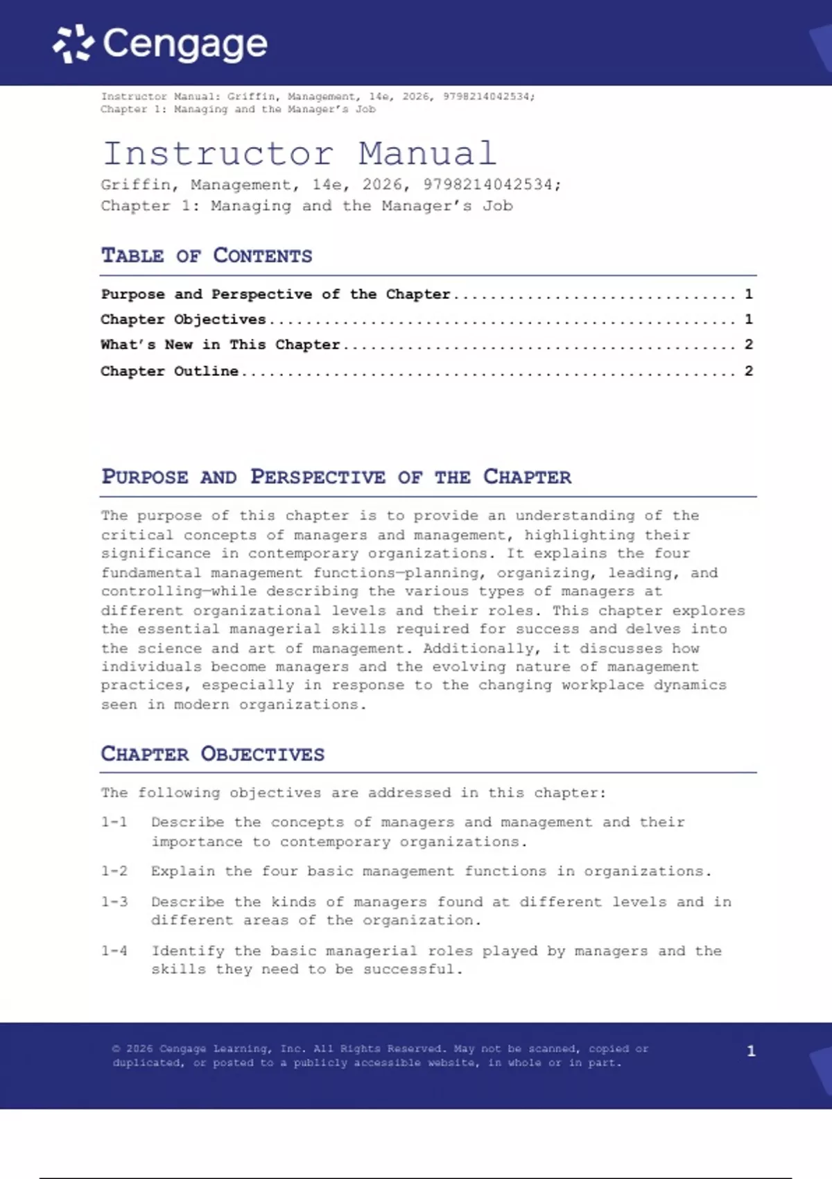 Solution Manual For Management by Ricky W. Griffin 14th Edition By ...