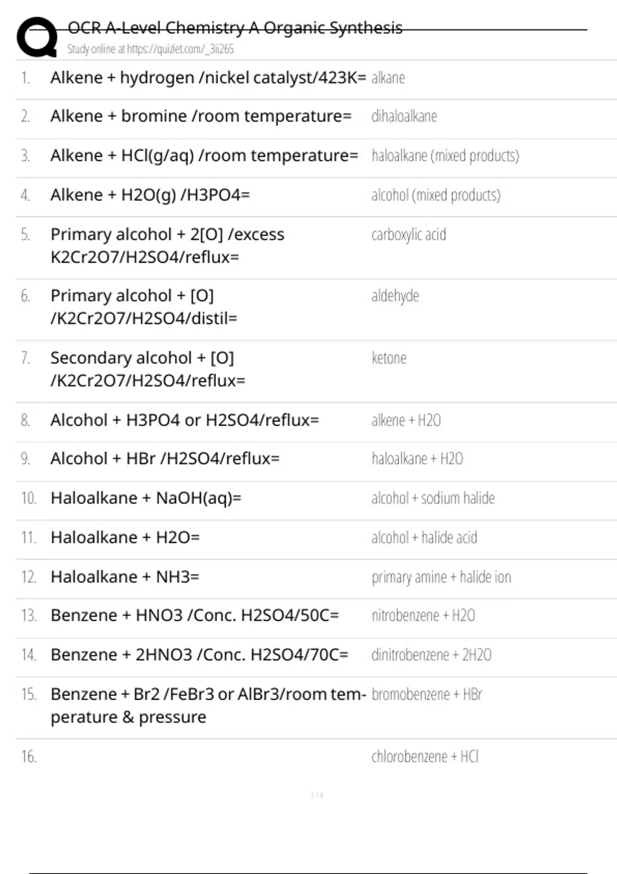 OCR A-Level Chemistry A Organic Synthesis - OCR A-Level Chemistry A ...
