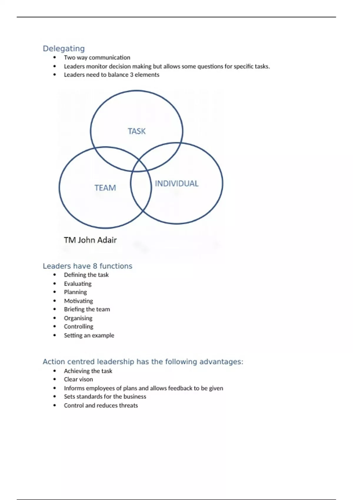 Summary - Unit 6 - Principles of Management - Unit 6 - Principles of ...