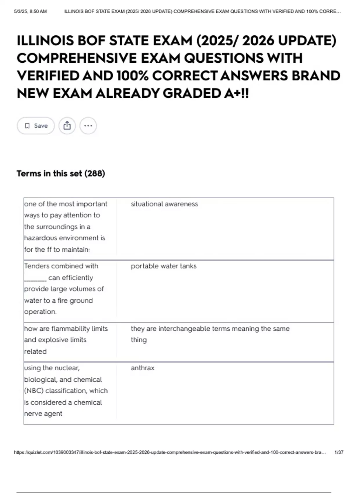 ILLINOIS BOF STATE EXAM (2025/ 2026 UPDATE) COMPREHENSIVE EXAM ...