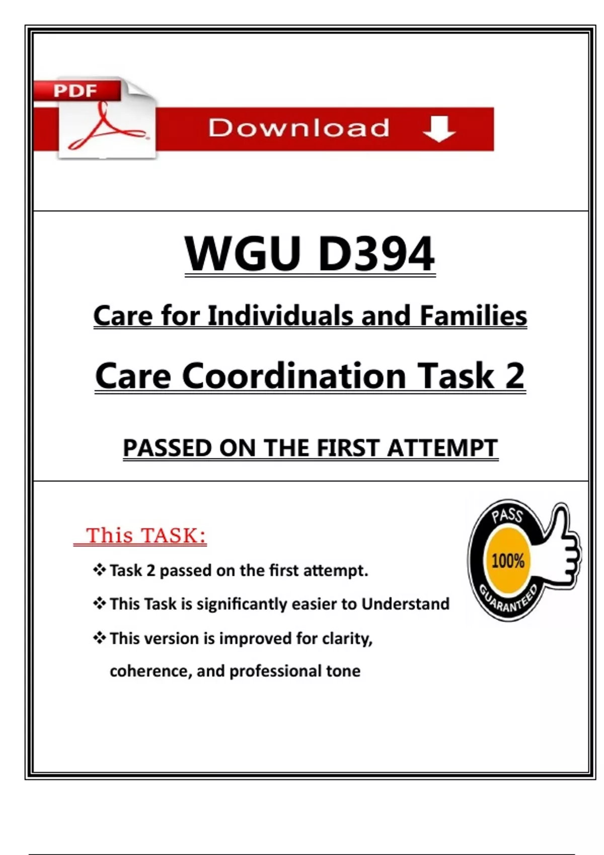D394 Task 2 – Complete Passed Assignment – 2025 Complete & Verified ...