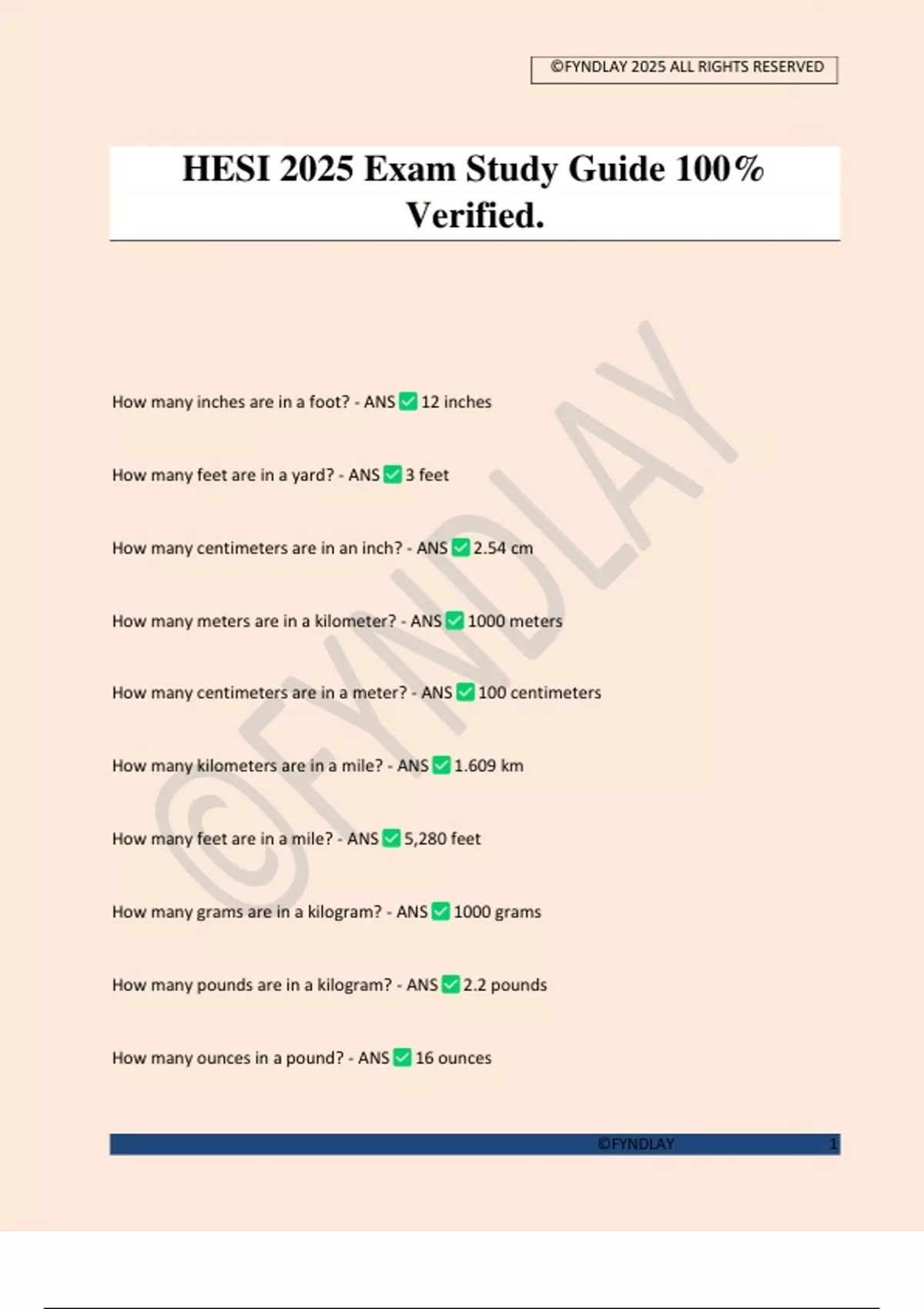 HESI 2025 Exam Study Guide 100% Verified. - HESI - Stuvia US