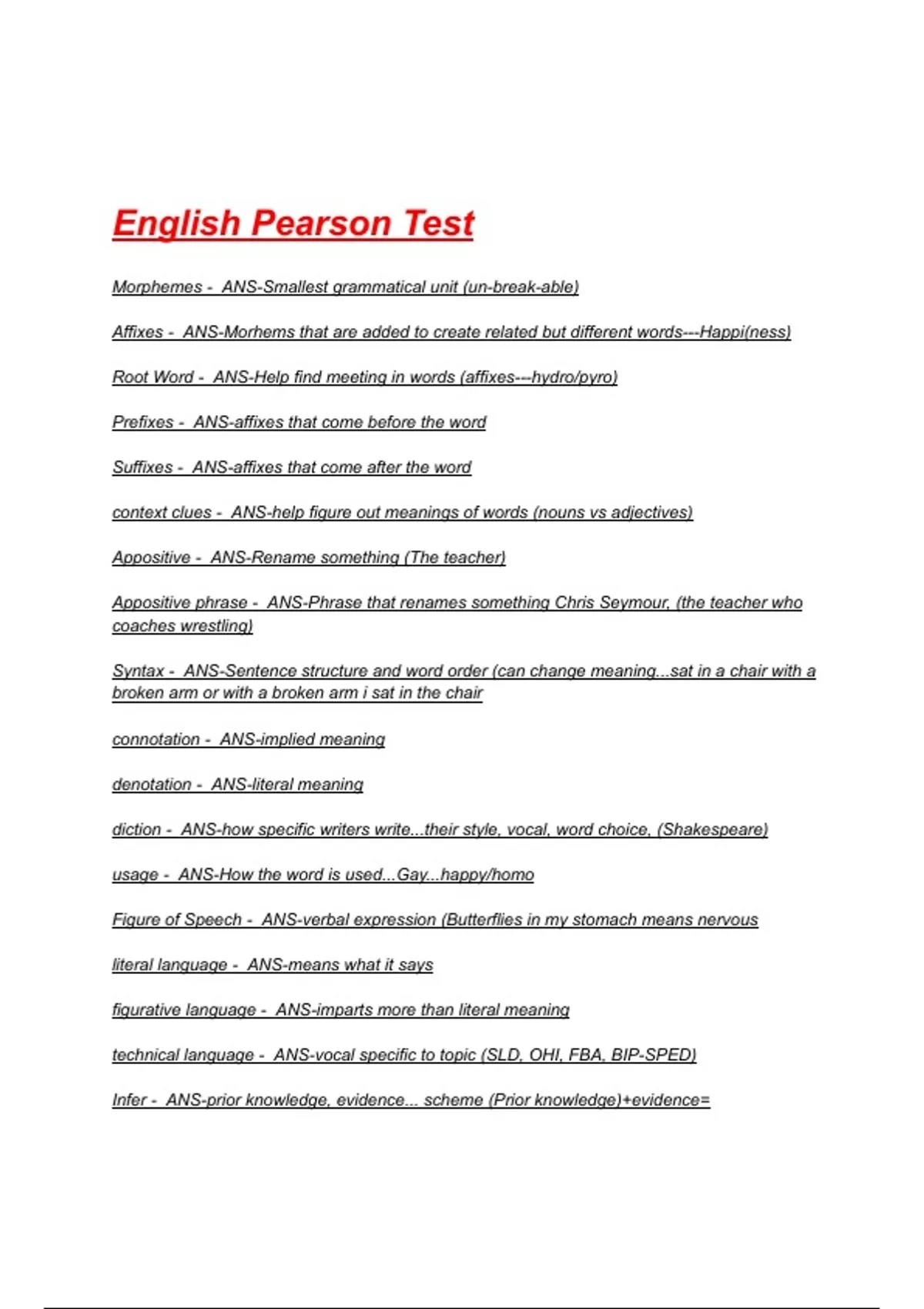 English Pearson Test Questions With Correct Answers 2025 2026 A English Pearson Test Questions With Correct Answers 2025 2026 A