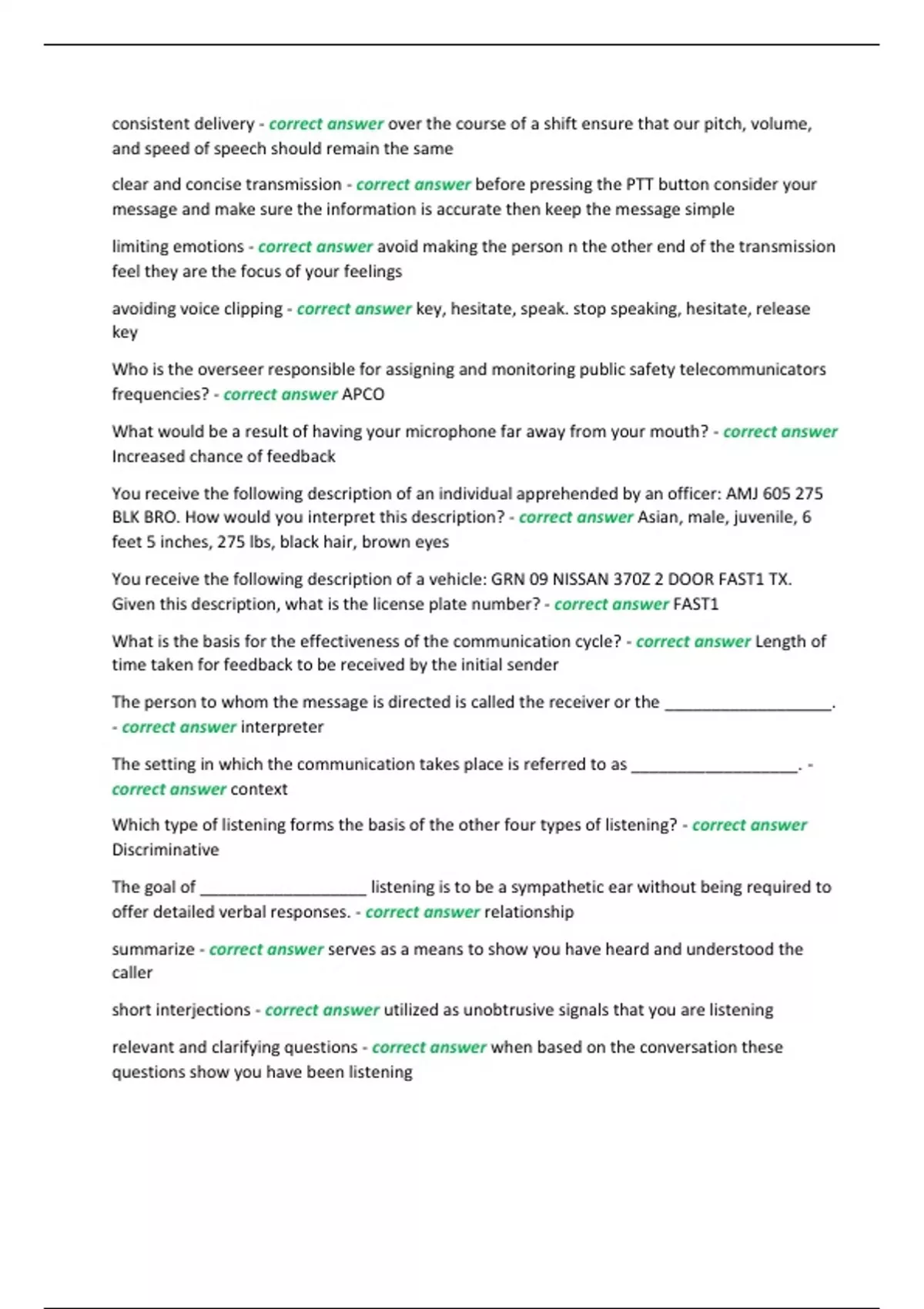 TCOLE 1080 – Telecommunicator Certification | Communication Protocol ...