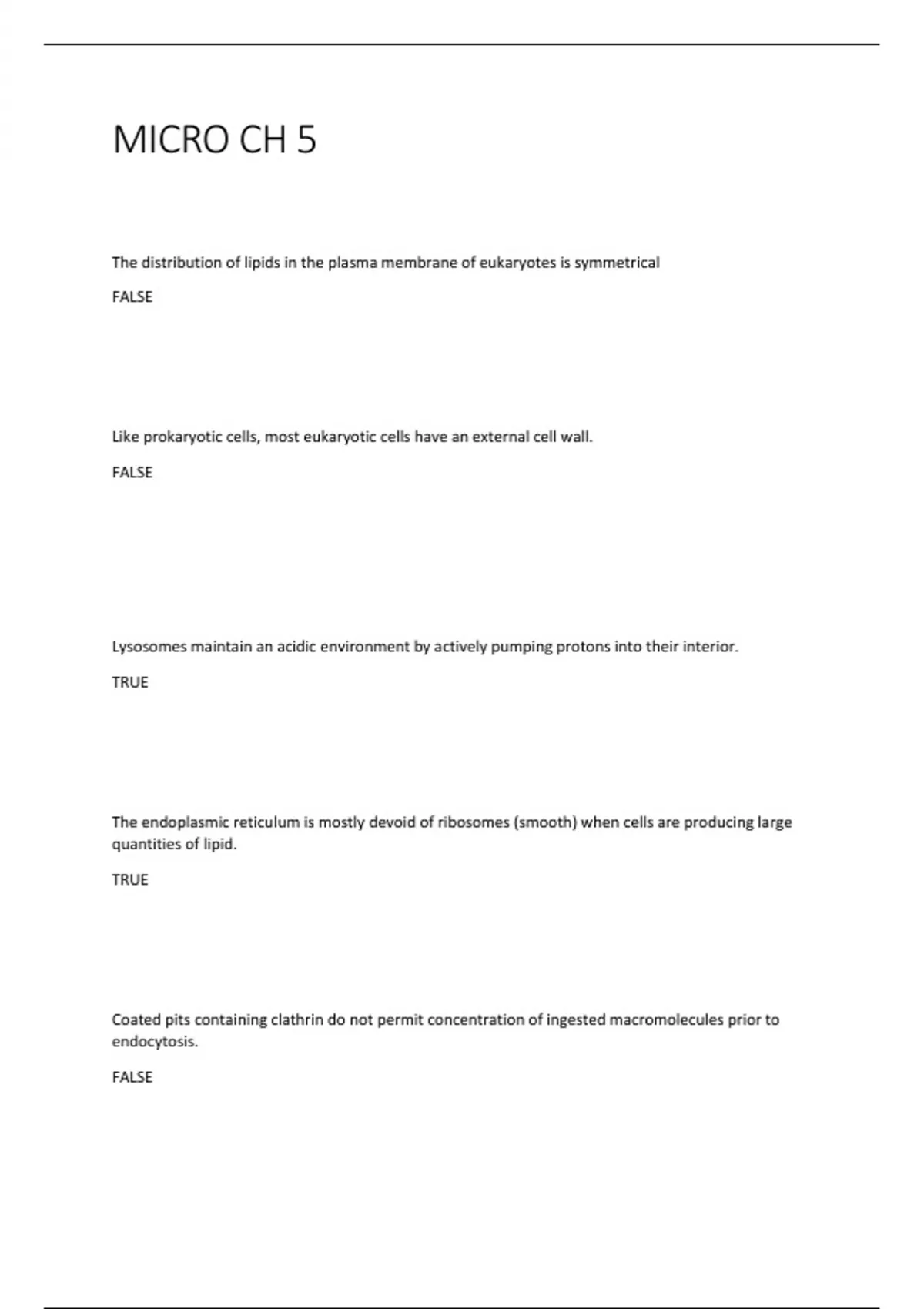 MICRO CH 5 QUESTIONS AND REVISED CORRECT ANSWERS {REAL EXAM} (2025 / 2026) SCORED A+ 100% ...