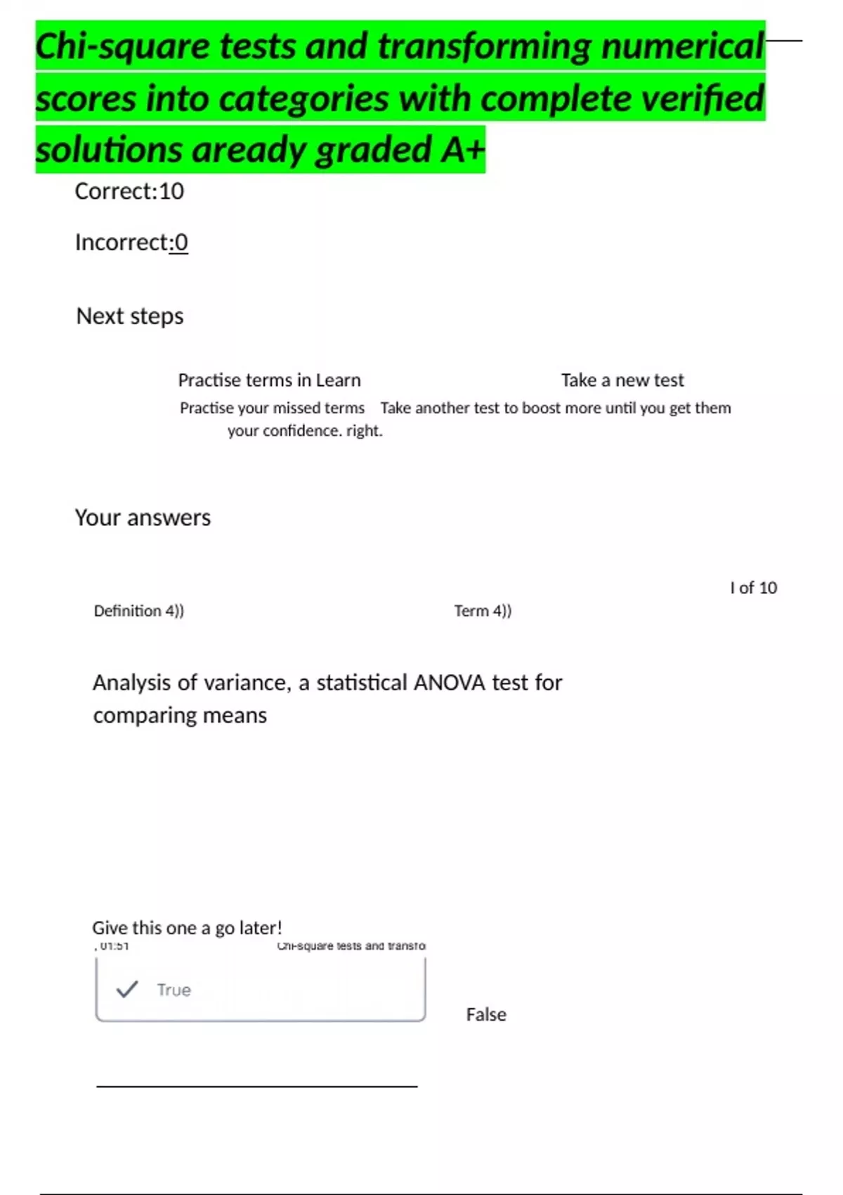ALL PARAMETRIC AND NON PARAMETRIC CHI - SQUARE EXAM PACKAGE DEAL ...