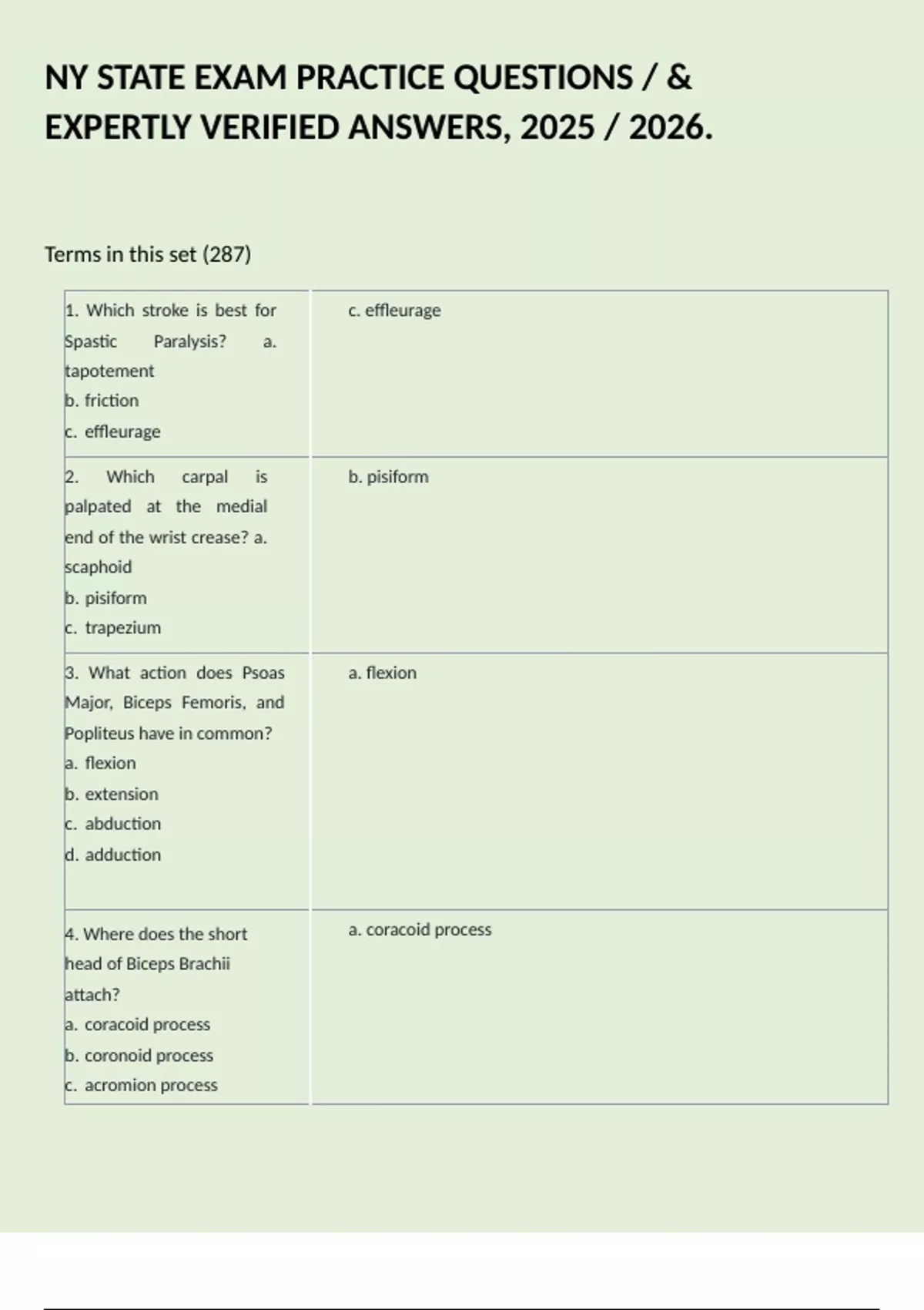 NY STATE EXAM PRACTICE QUESTIONS / & EXPERTLY VERIFIED ANSWERS, 2025 / ...