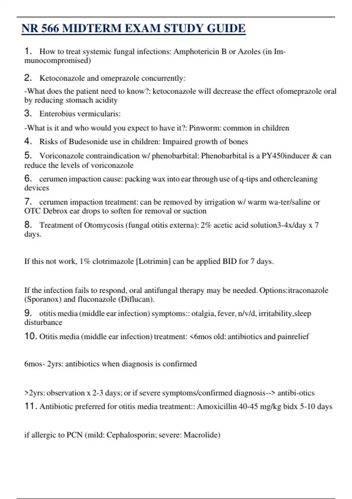 NR 566 MIDTERM EXAM STUDY GUIDE ( UPDATED 2025 ) | QUESTIONS WITH 100% VERIFIED ANSWERS AND ...