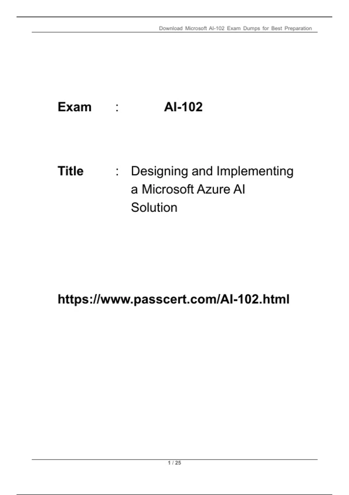 Microsoft AI-102 Azure AI Engineer Associate Dumps 2025 - MTA - Microsoft Technology Associate ...