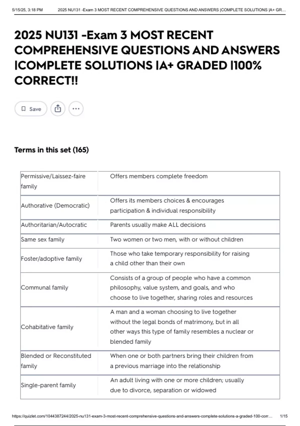 2025 NU131 -Exam 3 MOST RECENT COMPREHENSIVE QUESTIONS AND ANSWERS |COMPLETE SOLUTIONS |A+ ...