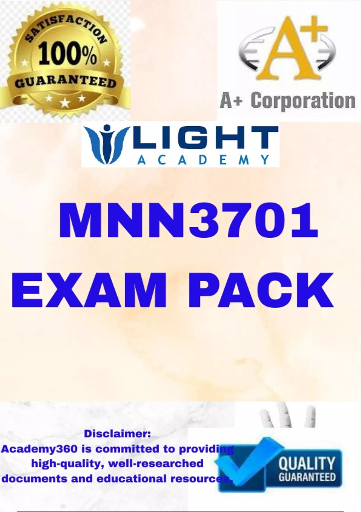 MNN3701 LATEST EXAM PACK 2025 {DETAILED QUESTIONS AND ANSWERS ...