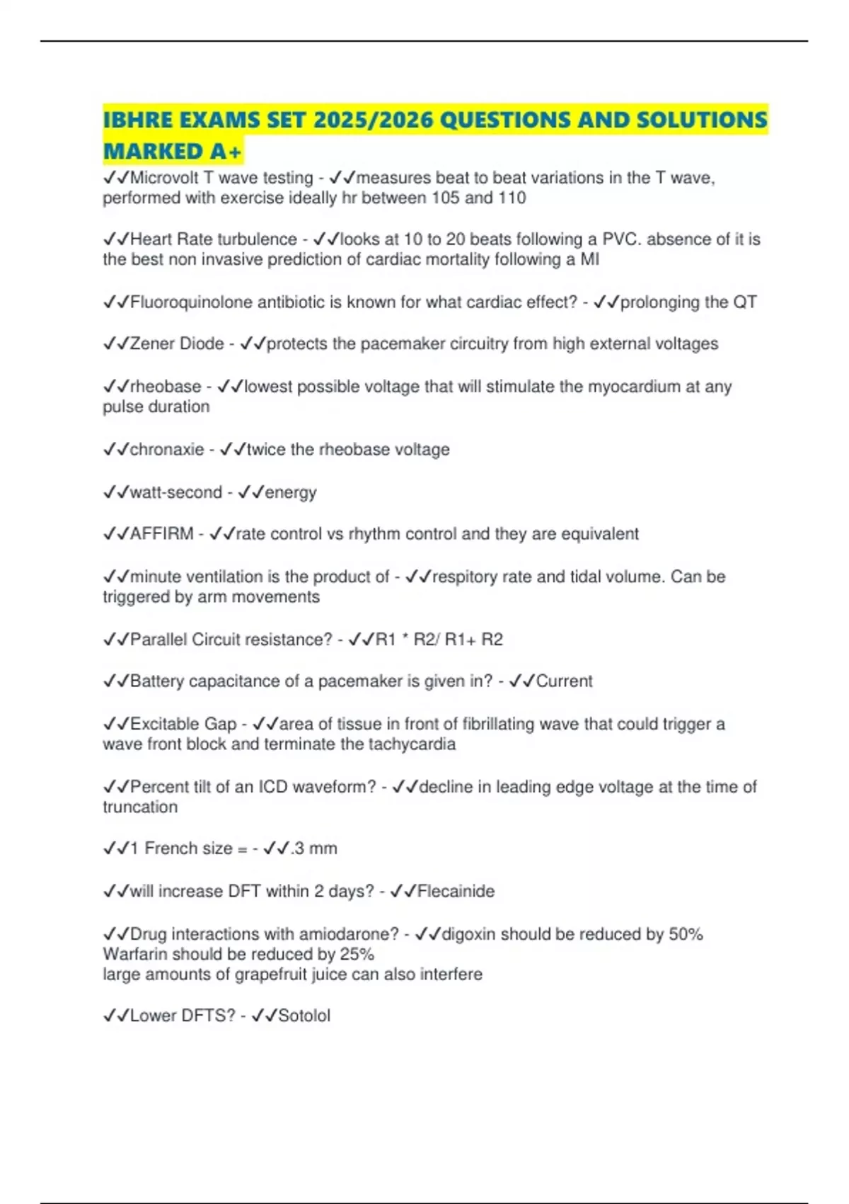 IBHRE EXAMS SET 2025/2026 QUESTIONS AND SOLUTIONS MARKED A+ - Ibhre ...