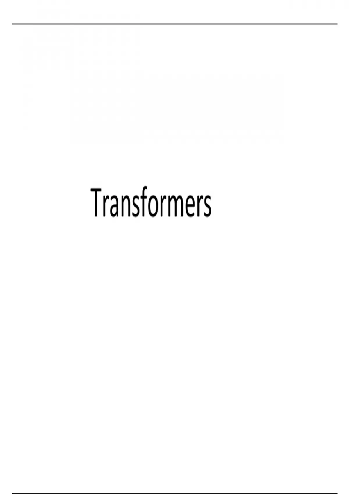 Basic knowlege about eneryg structure and application of transformer ...
