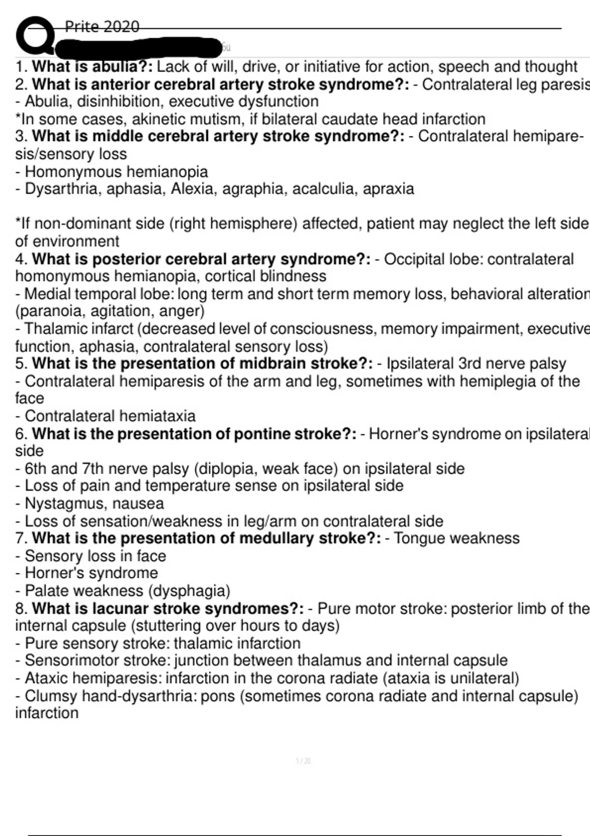 PRITE Psychiatry Exam – Complete Questions and Answers – High-Yield ...