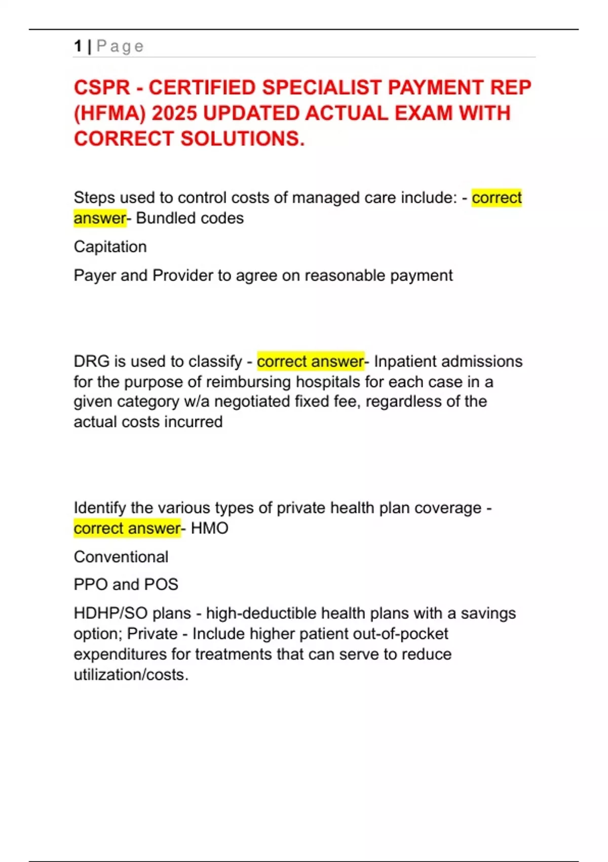 CRPC EXAM 2025 UPDATED ACTUAL EXAM WITH CORRECT SOLUTIONS. - CRPC ...