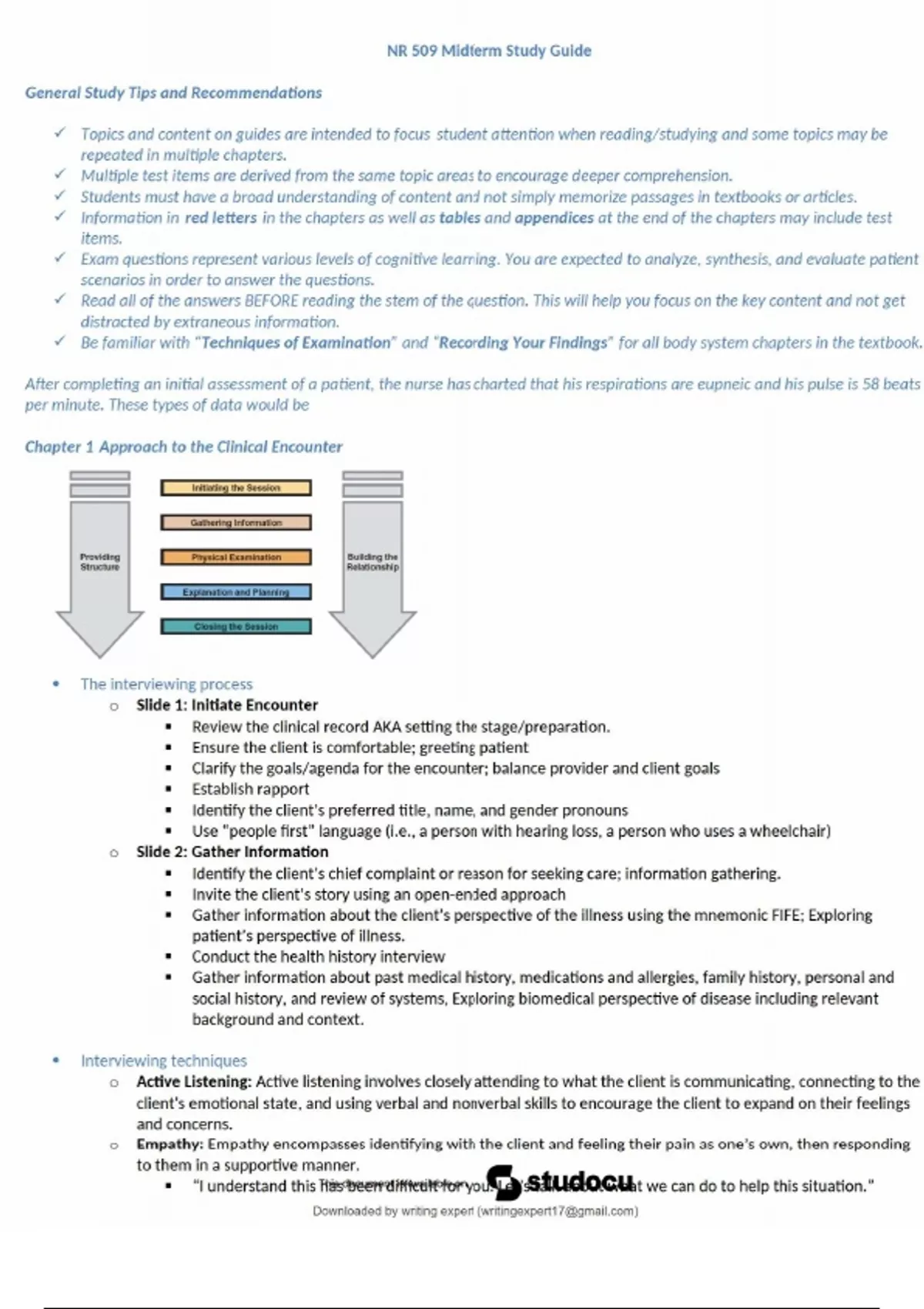 NR 509 Midterm Exam Study Guide – Chamberlain College | 2025 NEW ...
