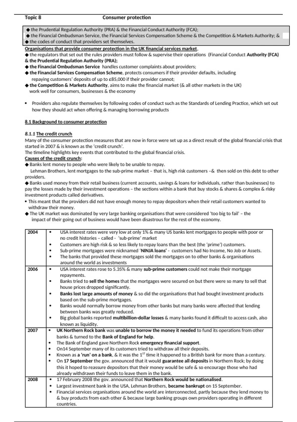LIBF CeFS Unit 1 Topic 8 Study Notes - LIBF Financial Studies CeFS Unit ...