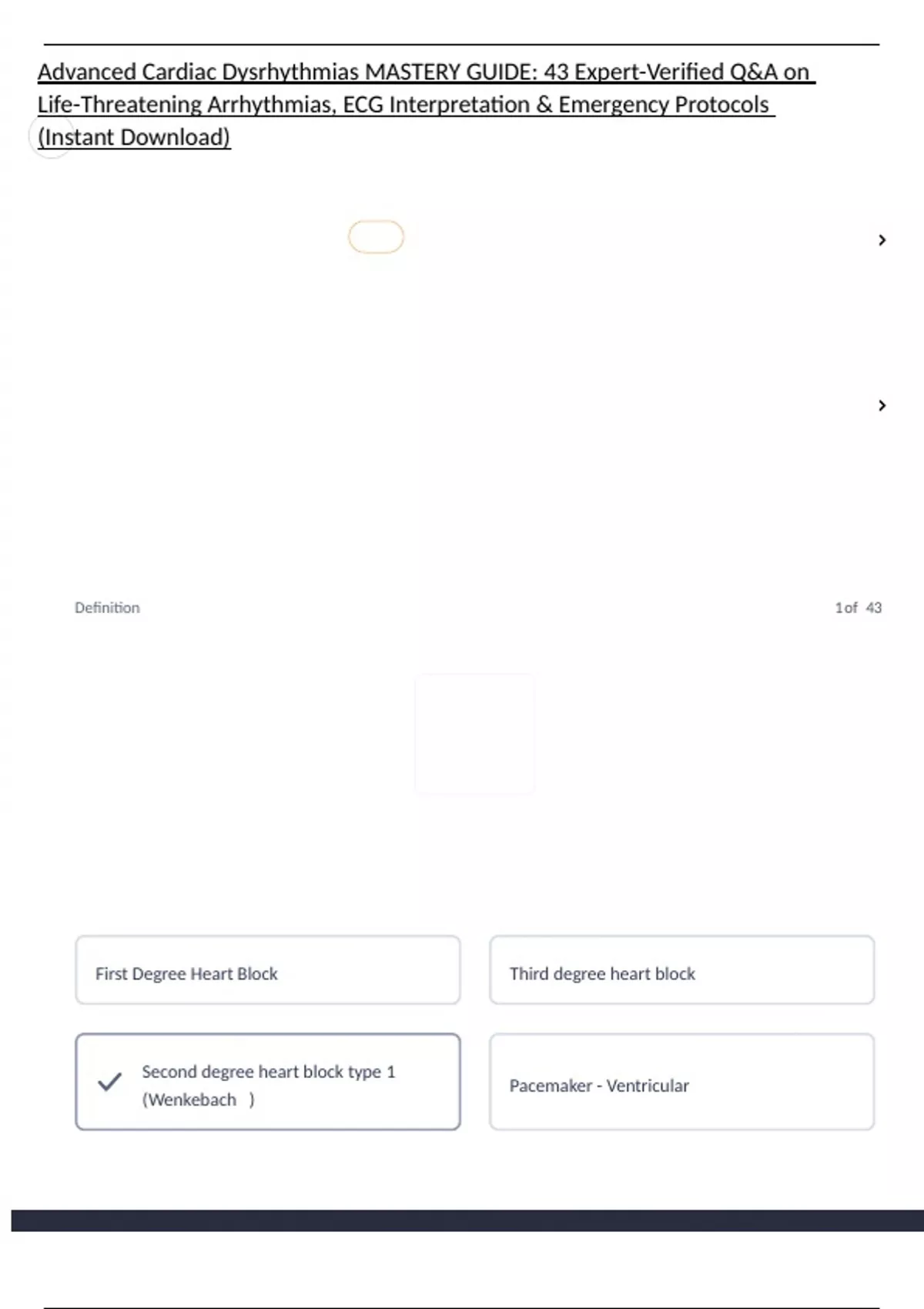 Advanced Cardiac Dysrhythmias MASTERY GUIDE: 43 Expert-Verified Q&A on ...