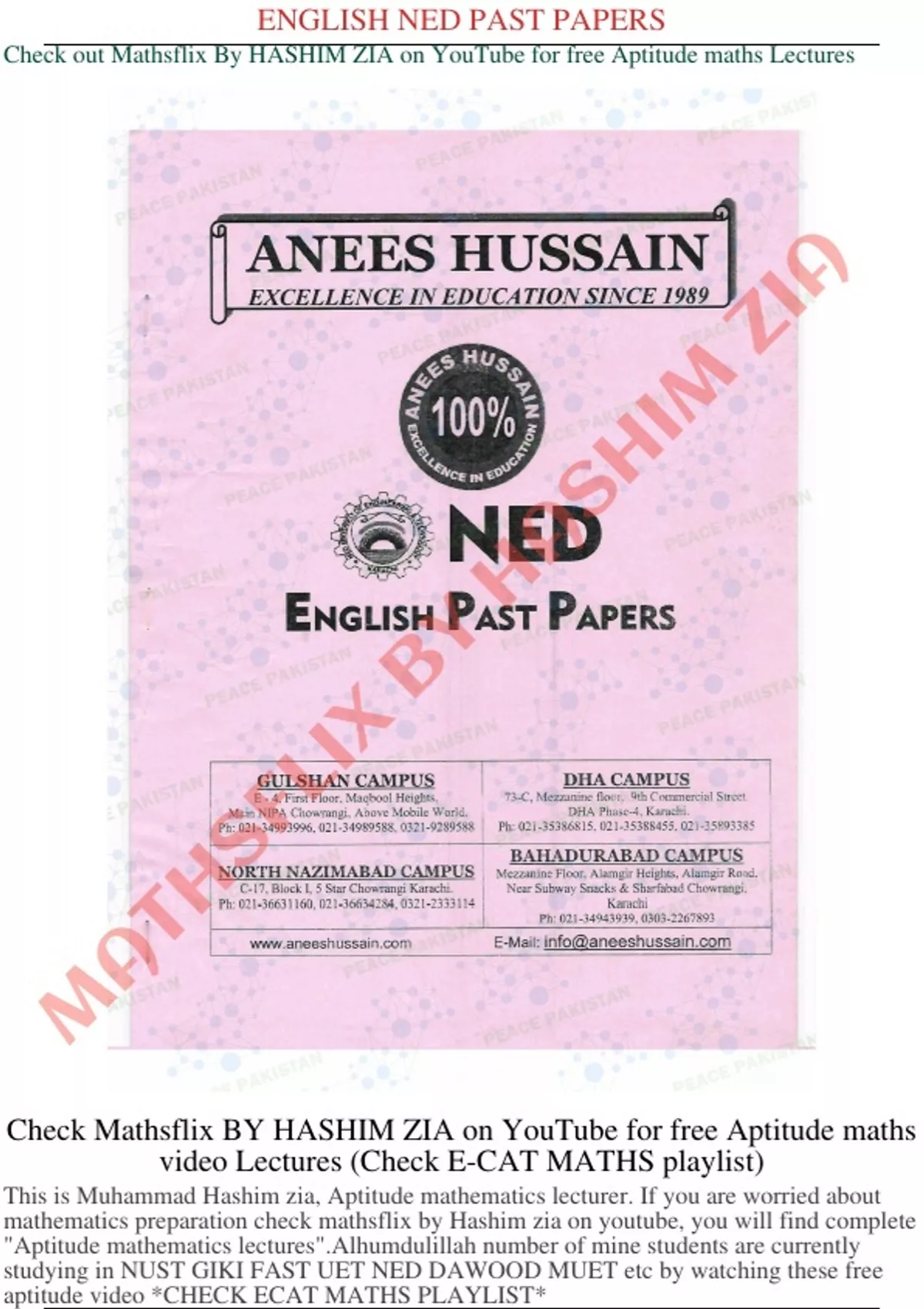 NED Past Paper - Intermediate Past Paper - Stuvia US