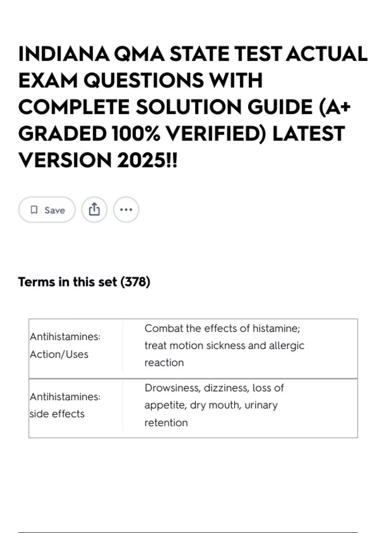 INDIANA QMA STATE TEST ACTUAL EXAM QUESTIONS WITH COMPLETE SOLUTION ...