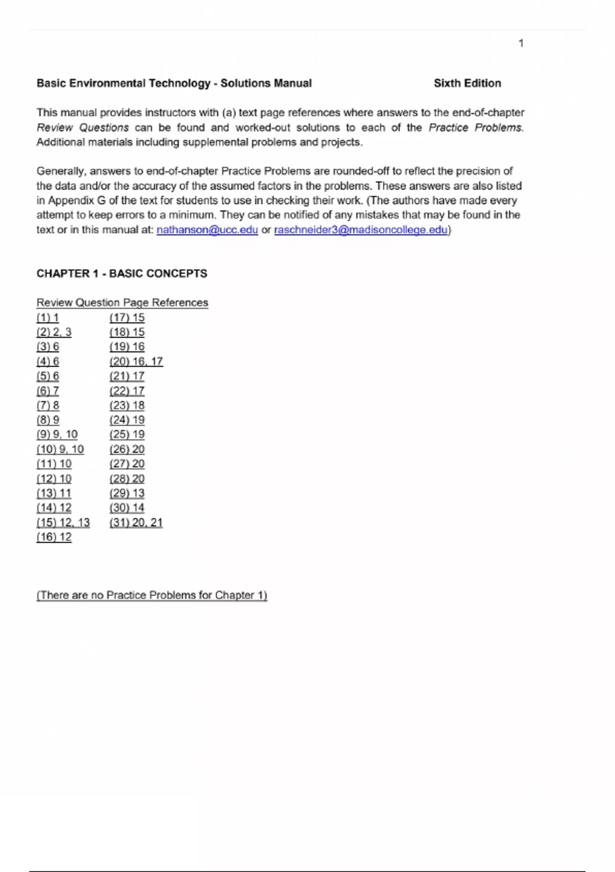 Basic Environmental Technology: Water Supply, Waste Management, and ...