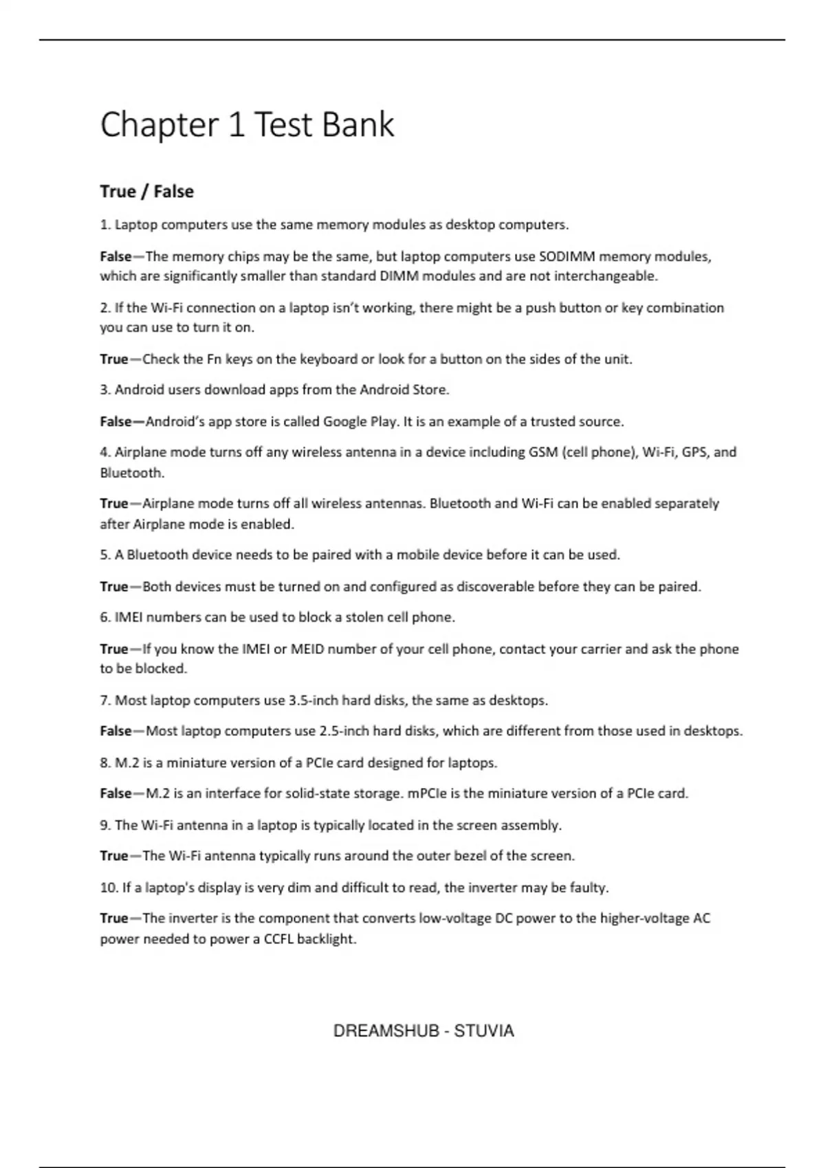 CompTIA A+ Core 1 (220-1001) and Core 2 (220-1002) Cert Guide (5th ...