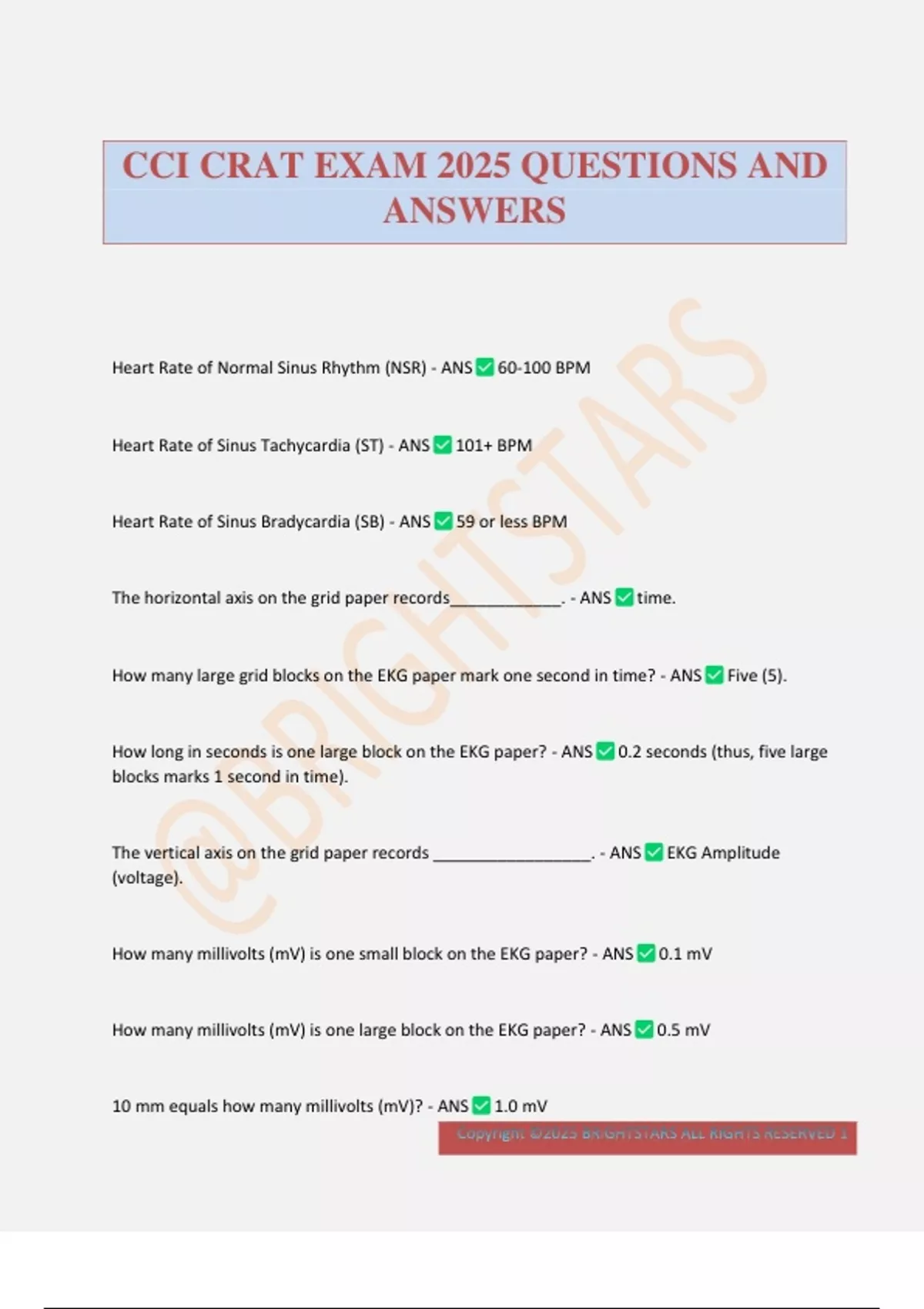 CCI CRAT EXAM 2025 QUESTIONS AND ANSWERS - CRAT - Stuvia US