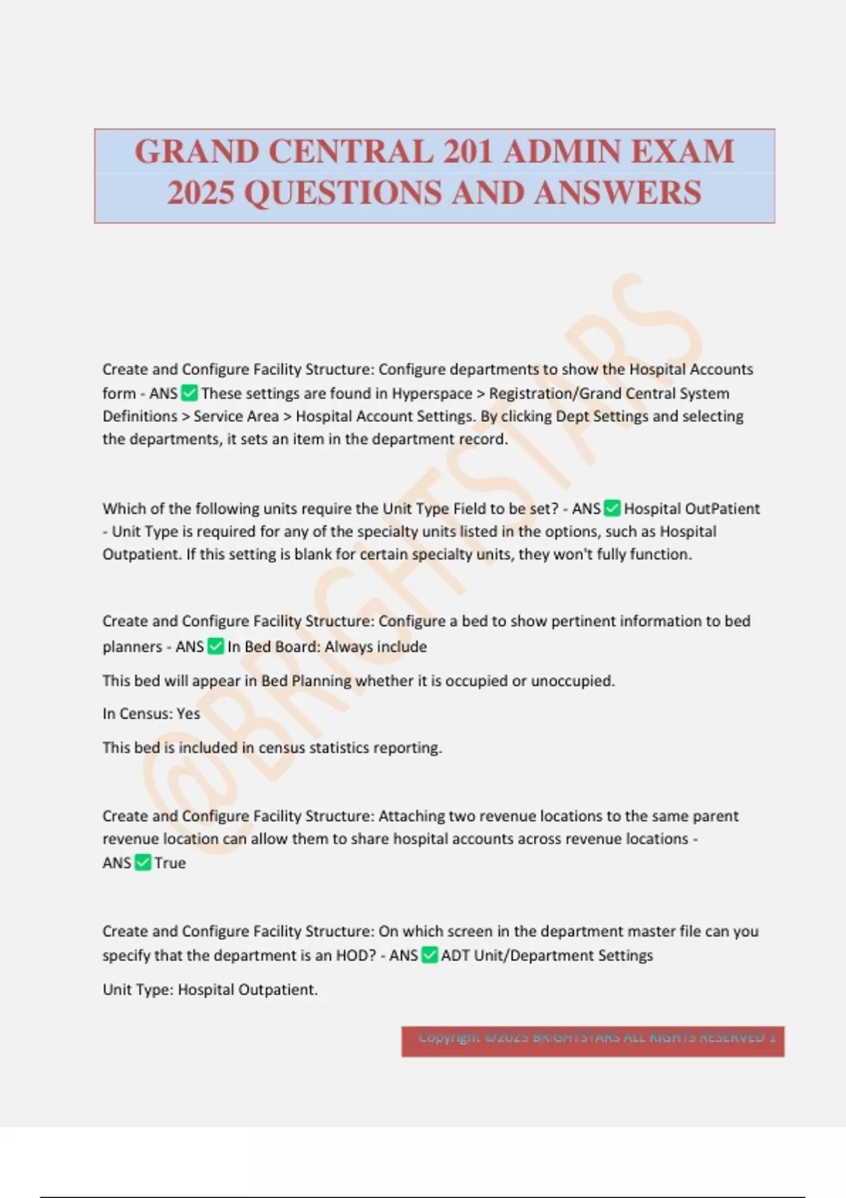 GRAND CENTRAL 201 ADMIN EXAM 2025 QUESTIONS AND ANSWERS - GRAND CENTRAL ...