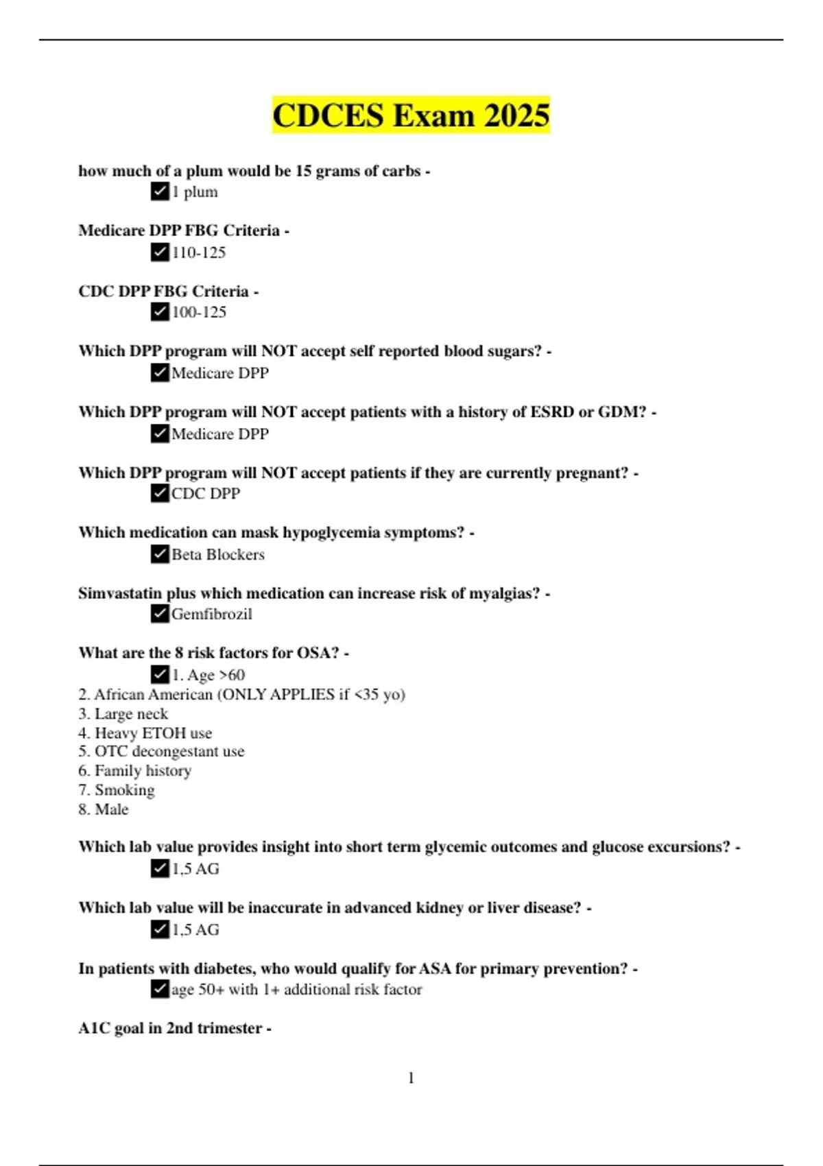 CDCES Exam 2025 – Complete Study Guide with Practice Questions and Key ...