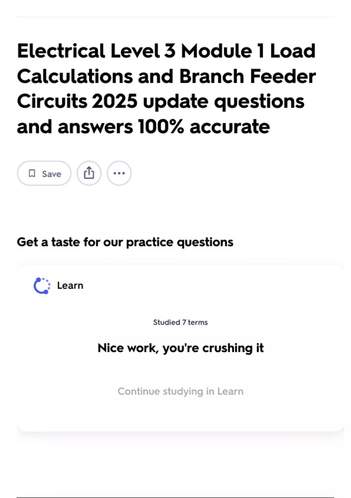 Electrical Level 3 Module 1 Load Calculations and Branch Feeder ...