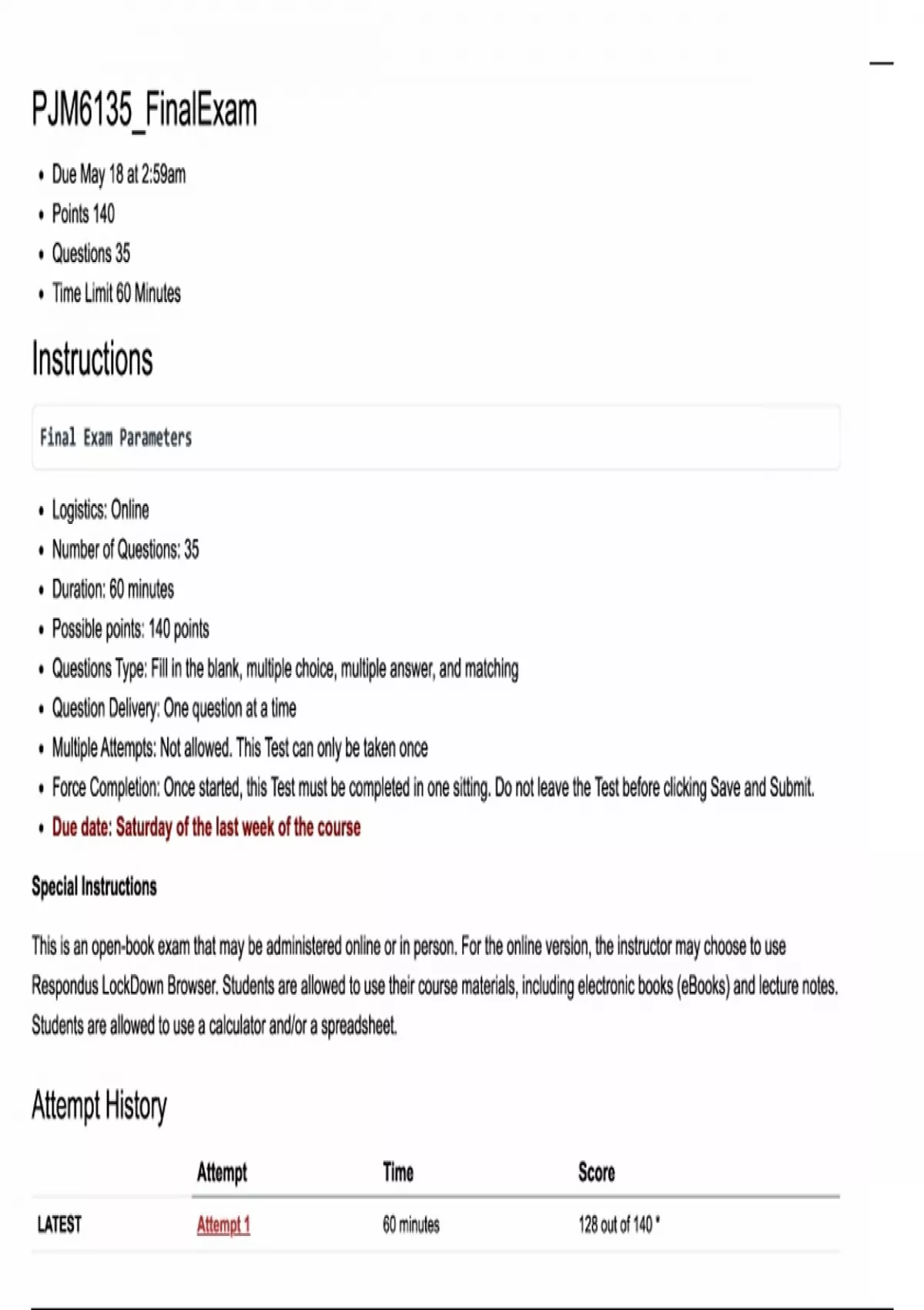 PJM 6135 Final Exam | Questions and Answers | 2025 Update | 100% ...