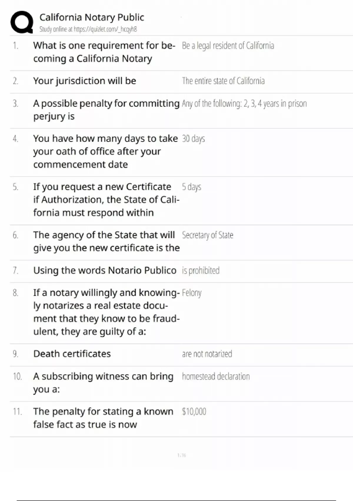 California notary public commission exam prep resources 2025 A list ...