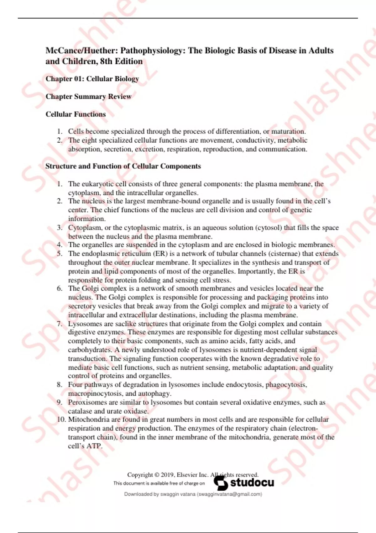 McCance/Huether: Pathophysiology: The Biologic Basis of Disease in ...