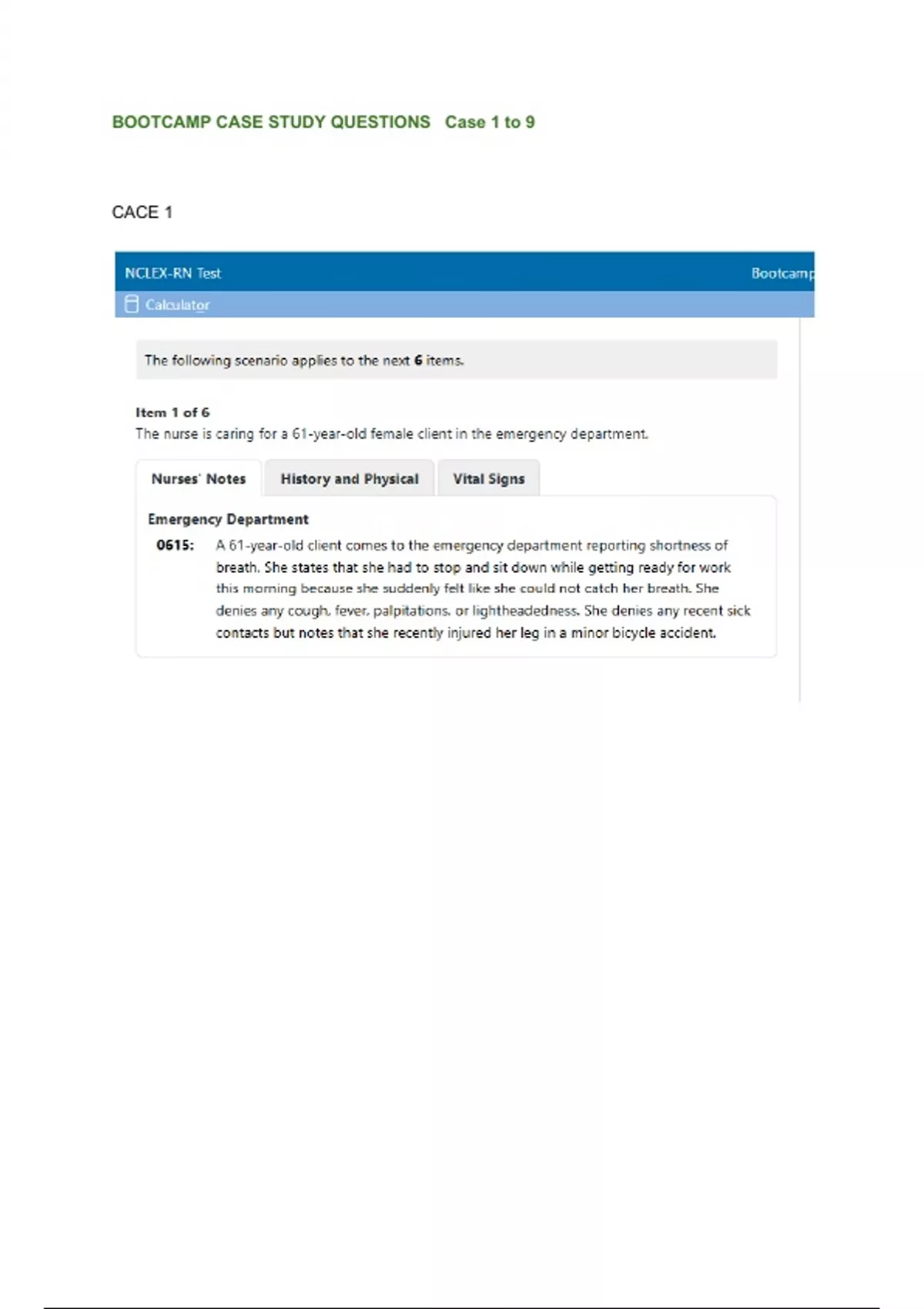 NCLEX Bootcamp Case Study Questions | 2025 Nursing Exam Prep | 9 High-Yield Clinical Scenarios ...