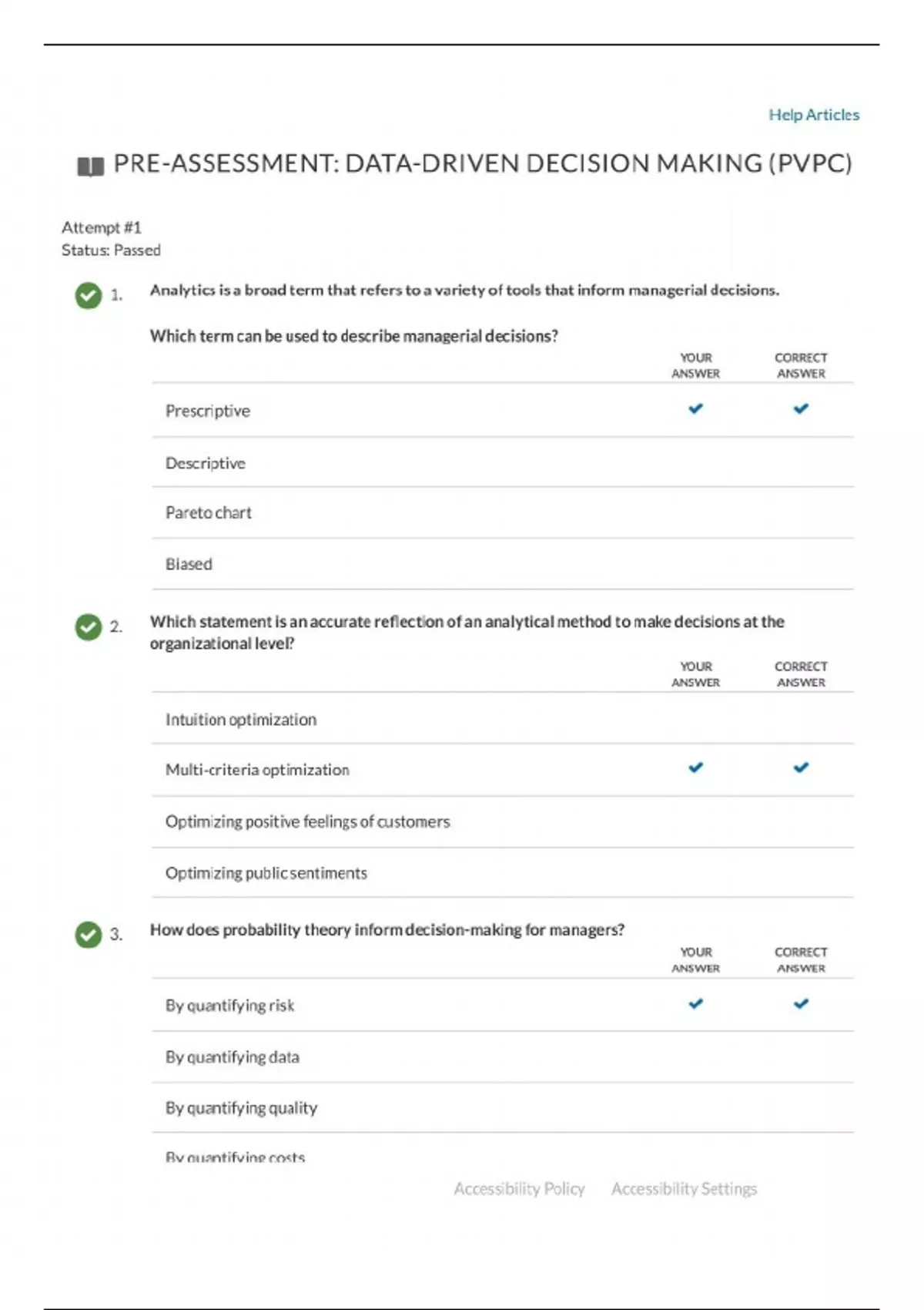 WGU C207 Pre-Assessment | Questions and Answers | 2025 Update | 100% Correct. - C 207 - Stuvia US