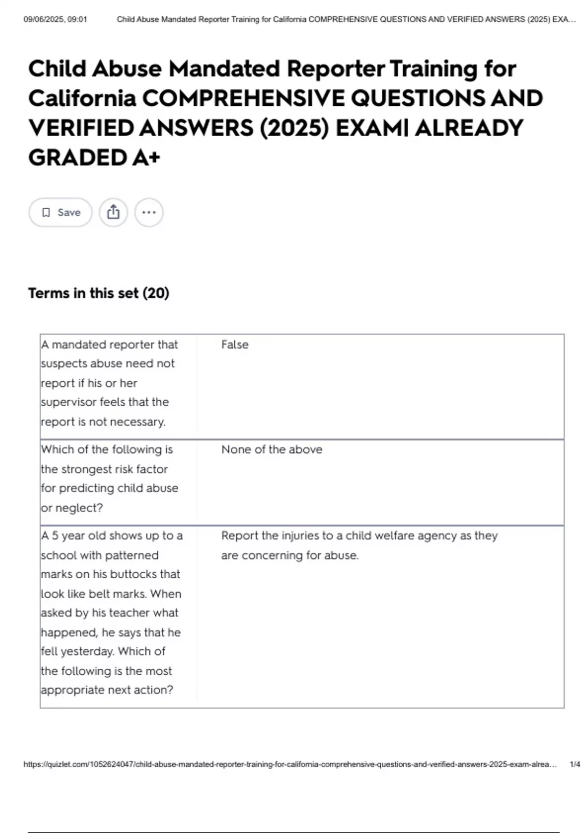 Child Abuse Mandated Reporter Training for California exam ...