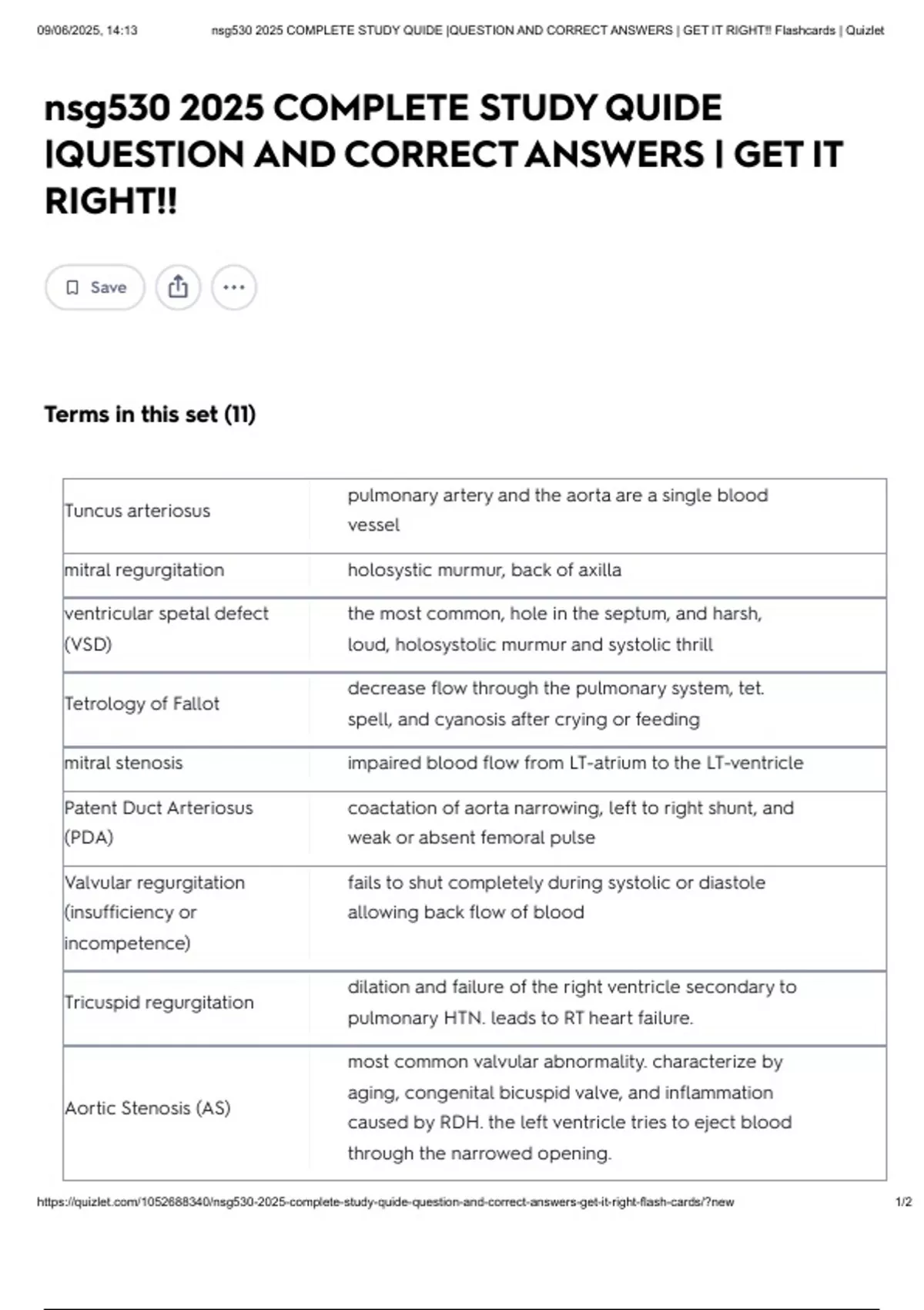nsg530 EXAM 2025 COMPLETE STUDY QUIDE |QUESTION AND CORRECT ANSWERS ...