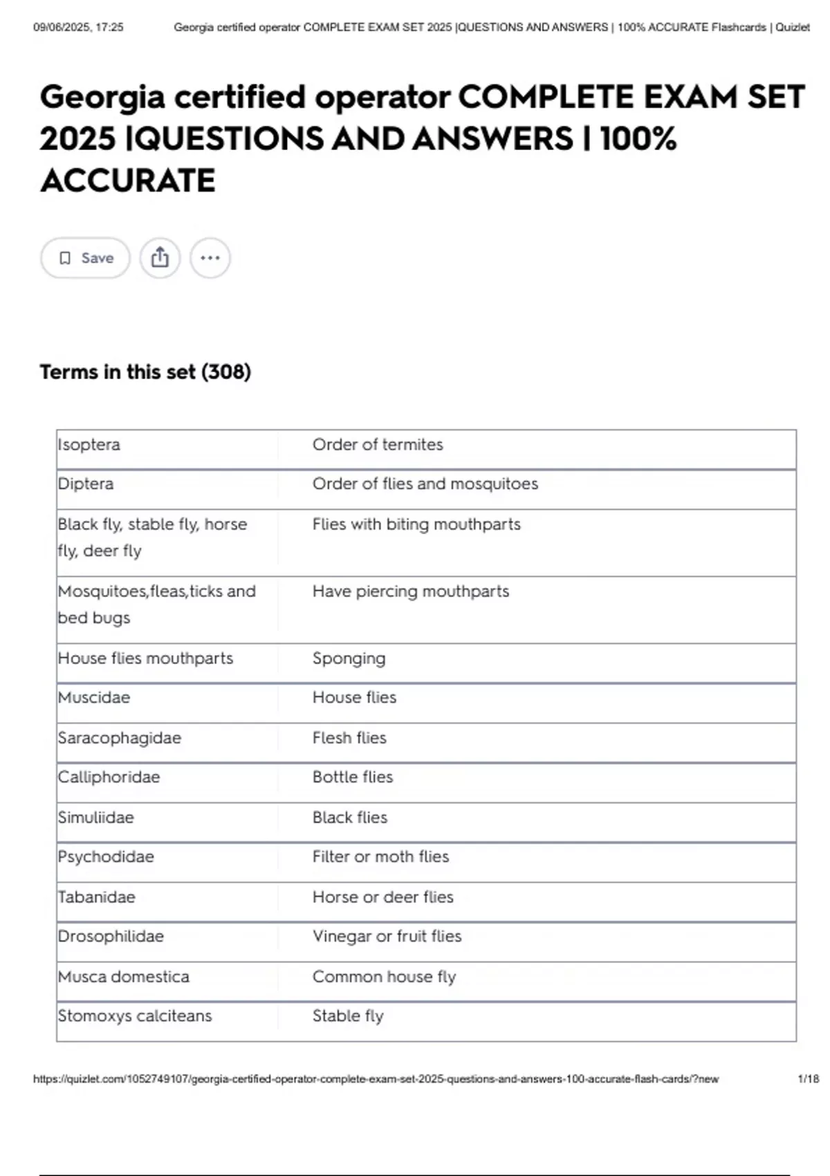 Georgia certified operator COMPLETE EXAM SET 2025 |QUESTIONS AND ...