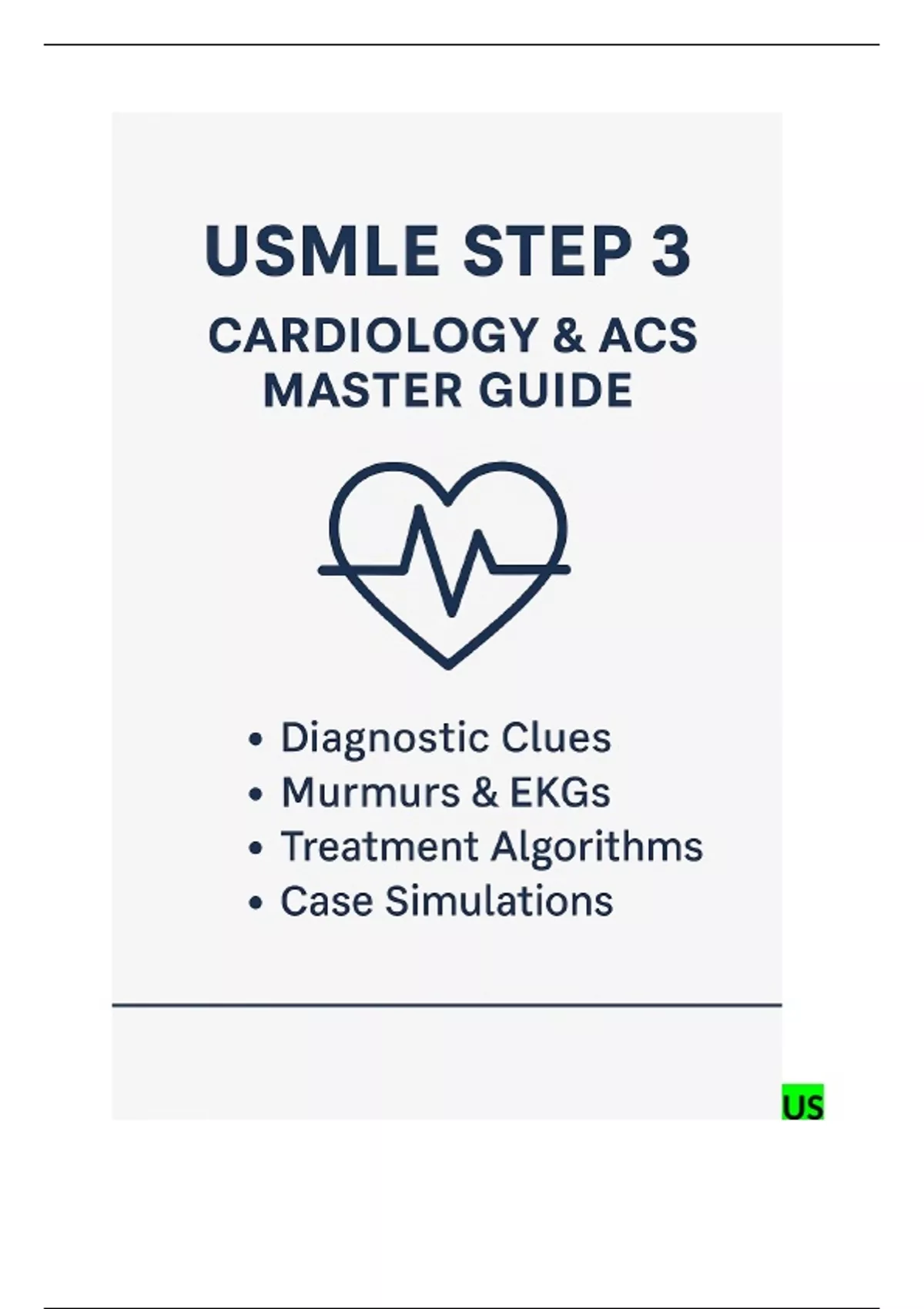 USMLE Step 3 – Cardiology & ACS Master Guide | Diagnostic Clues ...