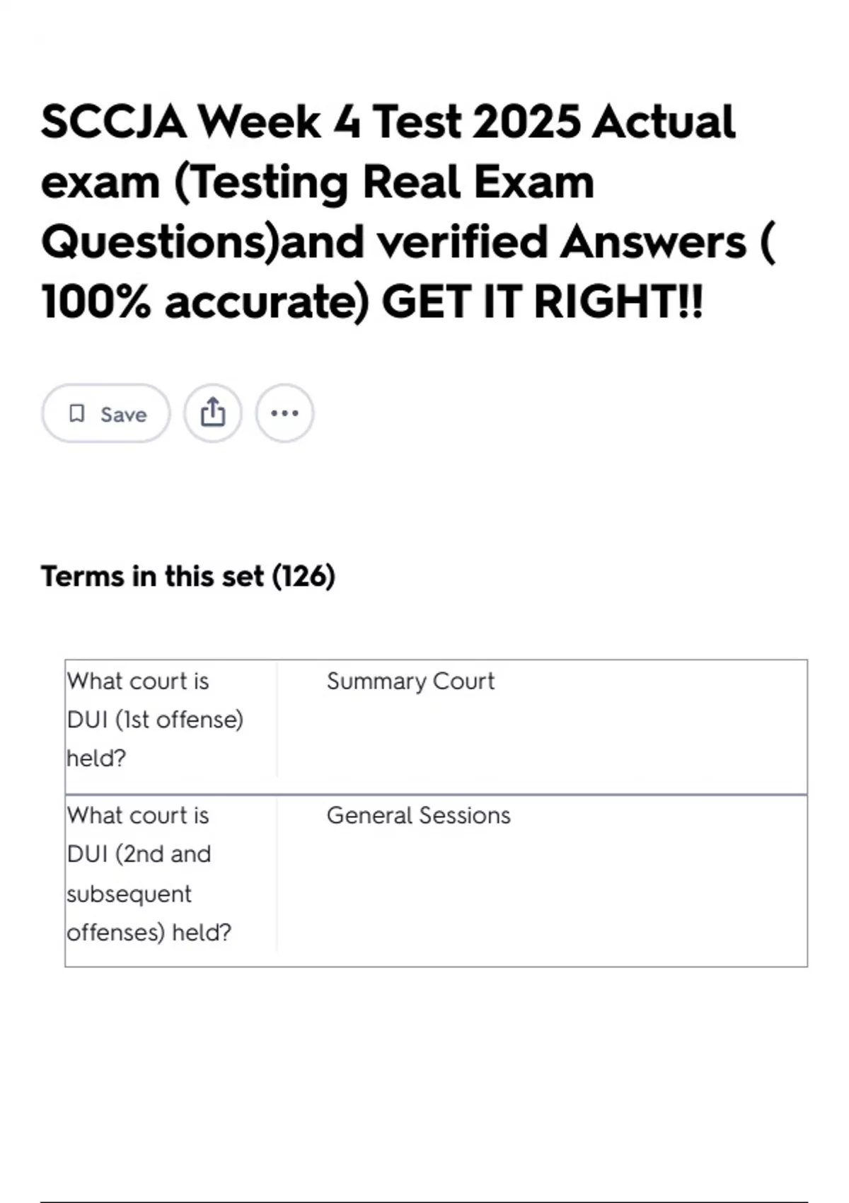 SCCJA Week 4 Test 2025 Actual exam (Testing Real Exam Questions)and ...