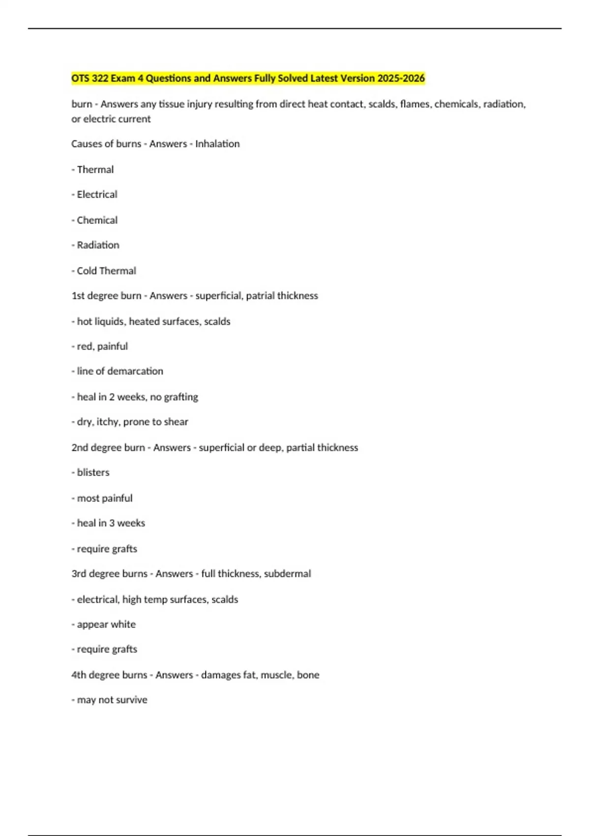 OTS 322 Exam 4 Questions and Answers Fully Solved Latest Version - OTS ...