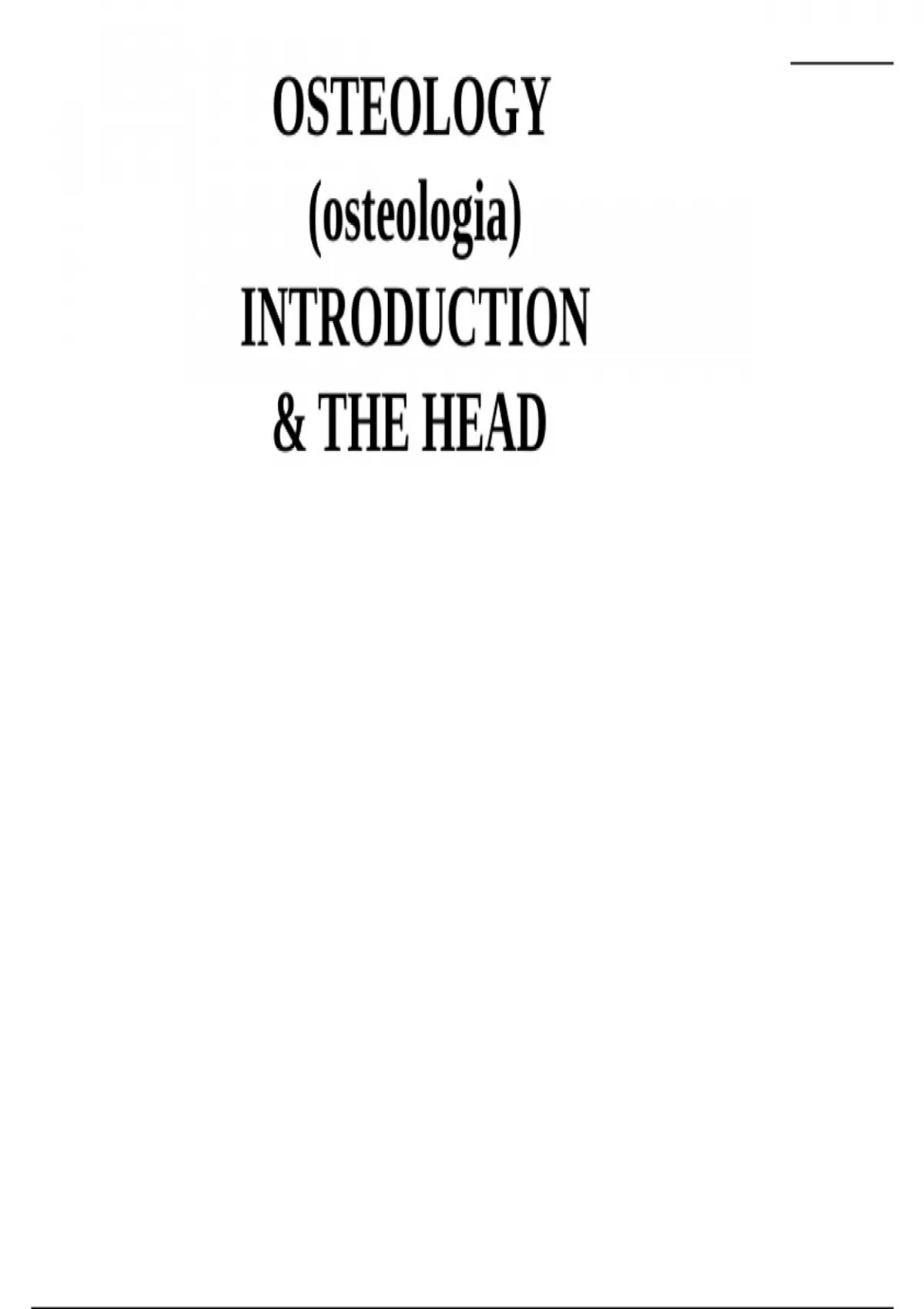 Osteology – Head Region | L100 Veterinary Anatomy | Lecture Notes ...
