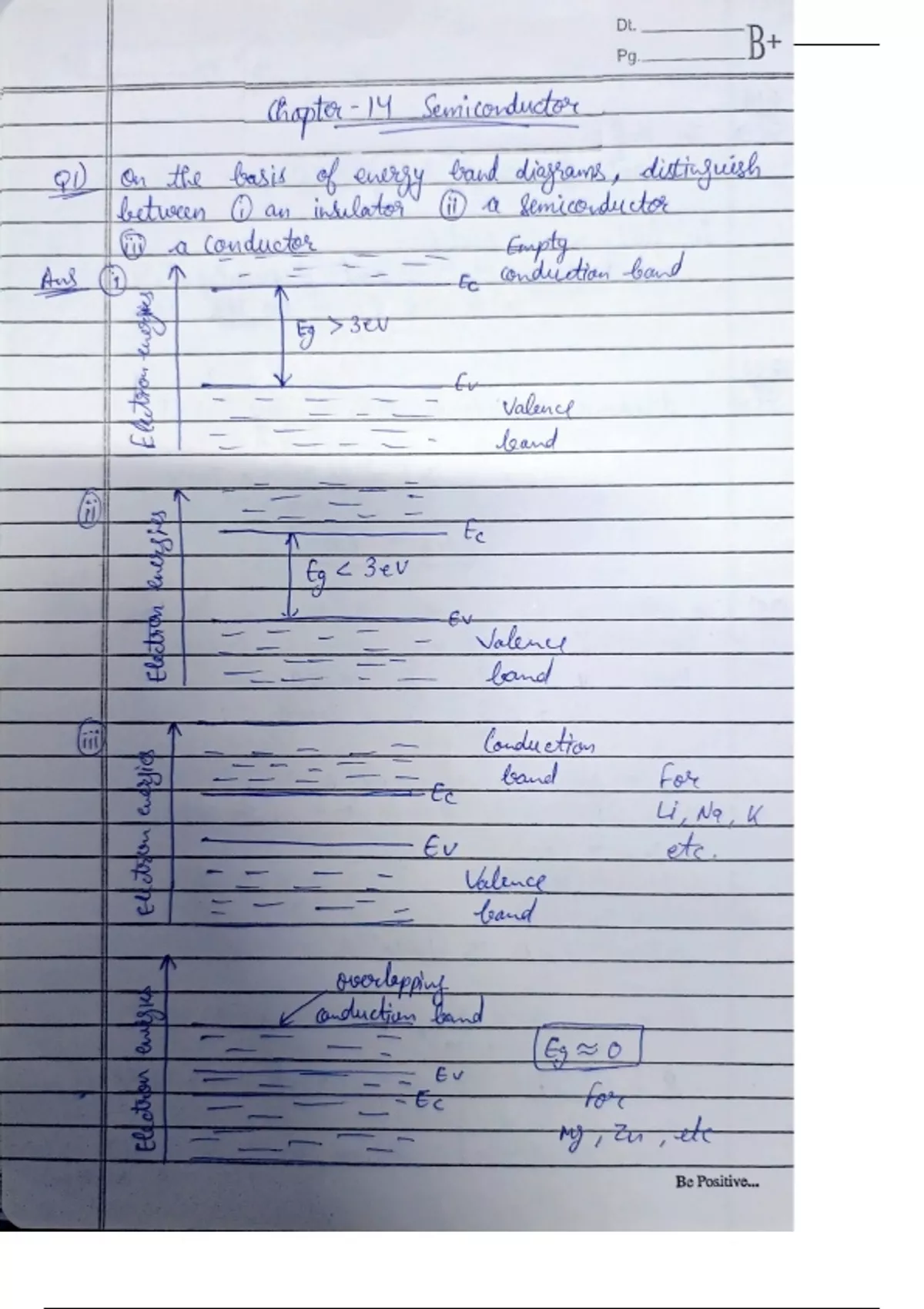 "Complete SEMICONDUCTOR Chapter Notes for CBSE Class 12 | Handwritten ...