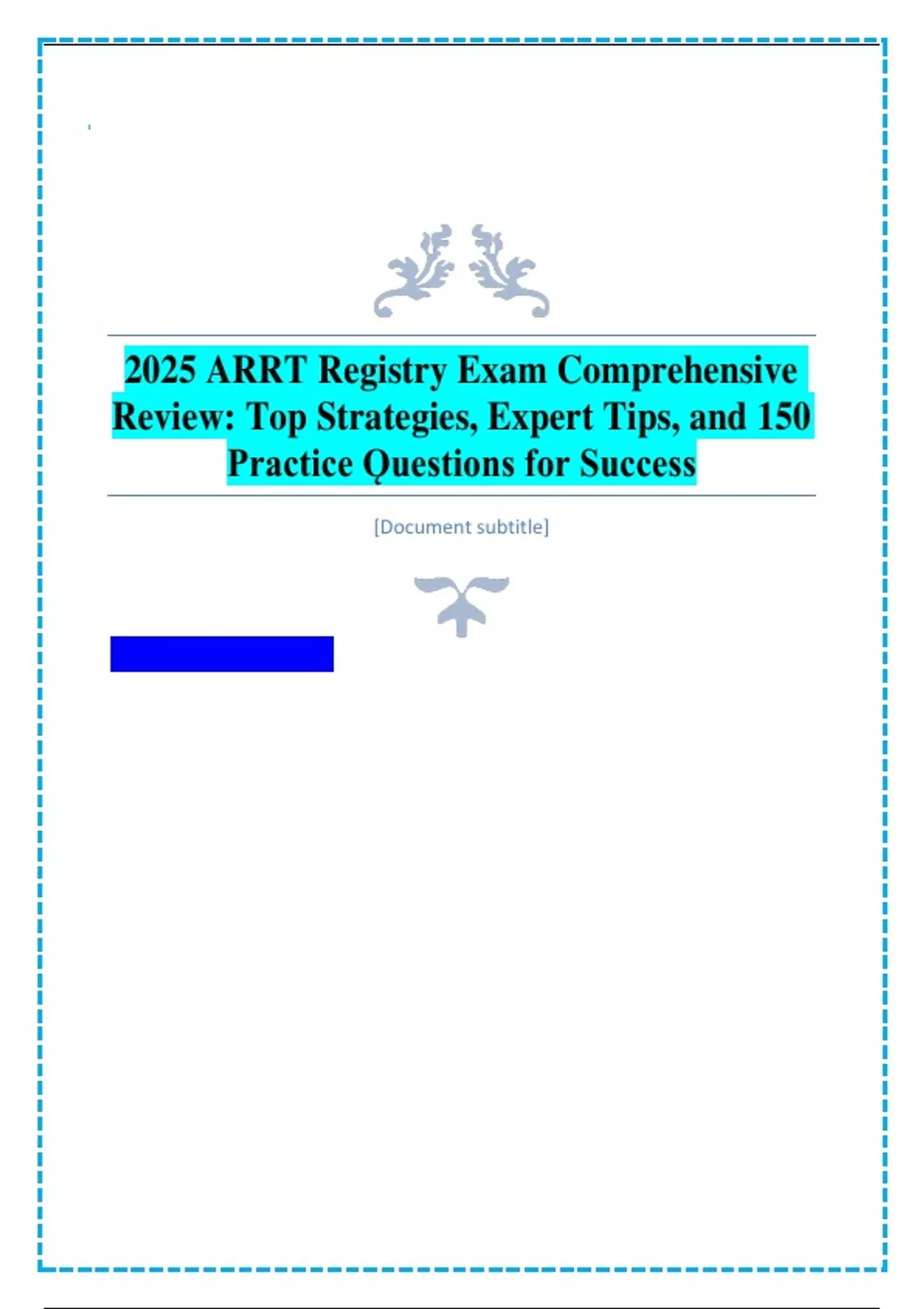 2025 ARRT Registry Exam Comprehensive Review: Top Strategies, Expert ...