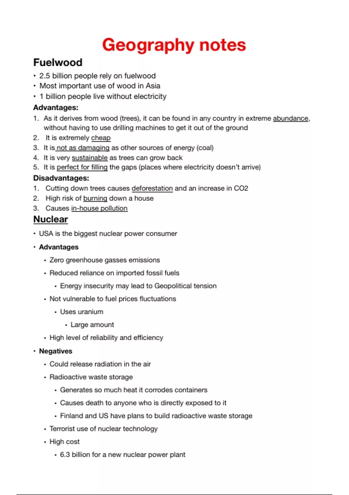 Geography IGCSE/O-Levels full revision notes (0460) - Geography IGCSE ...